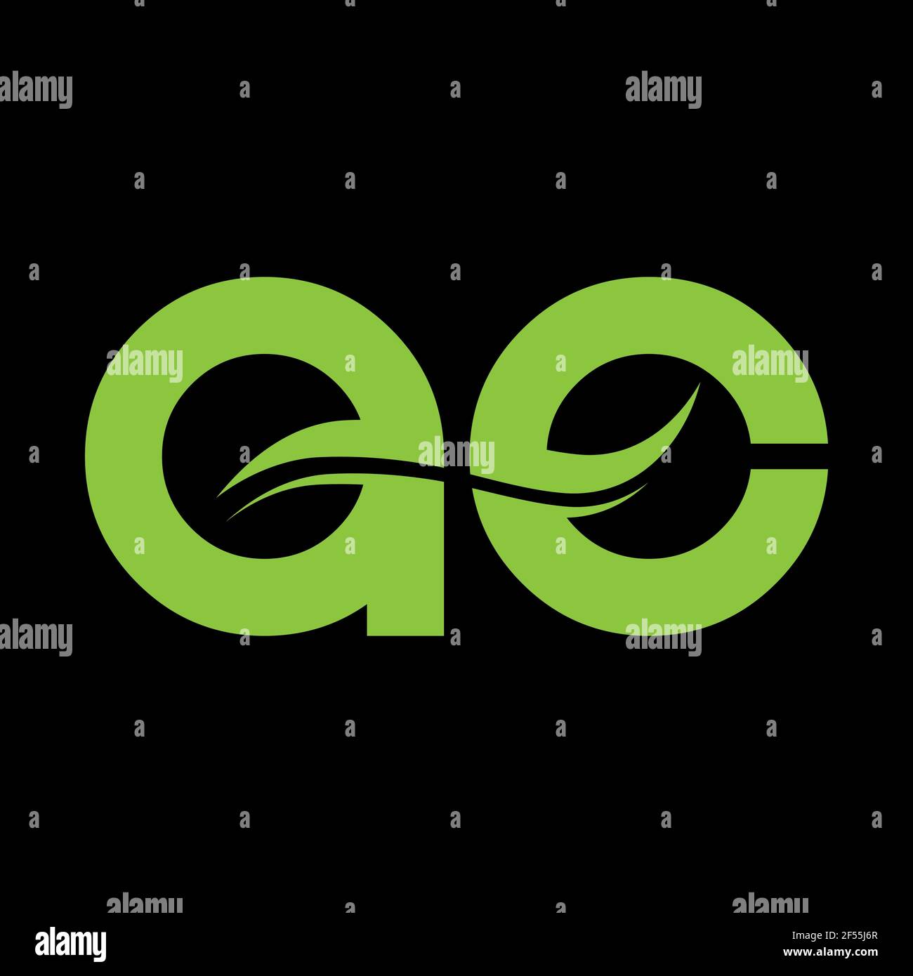 AC combine letter logo vector template. Creative AC font logo Stock ...