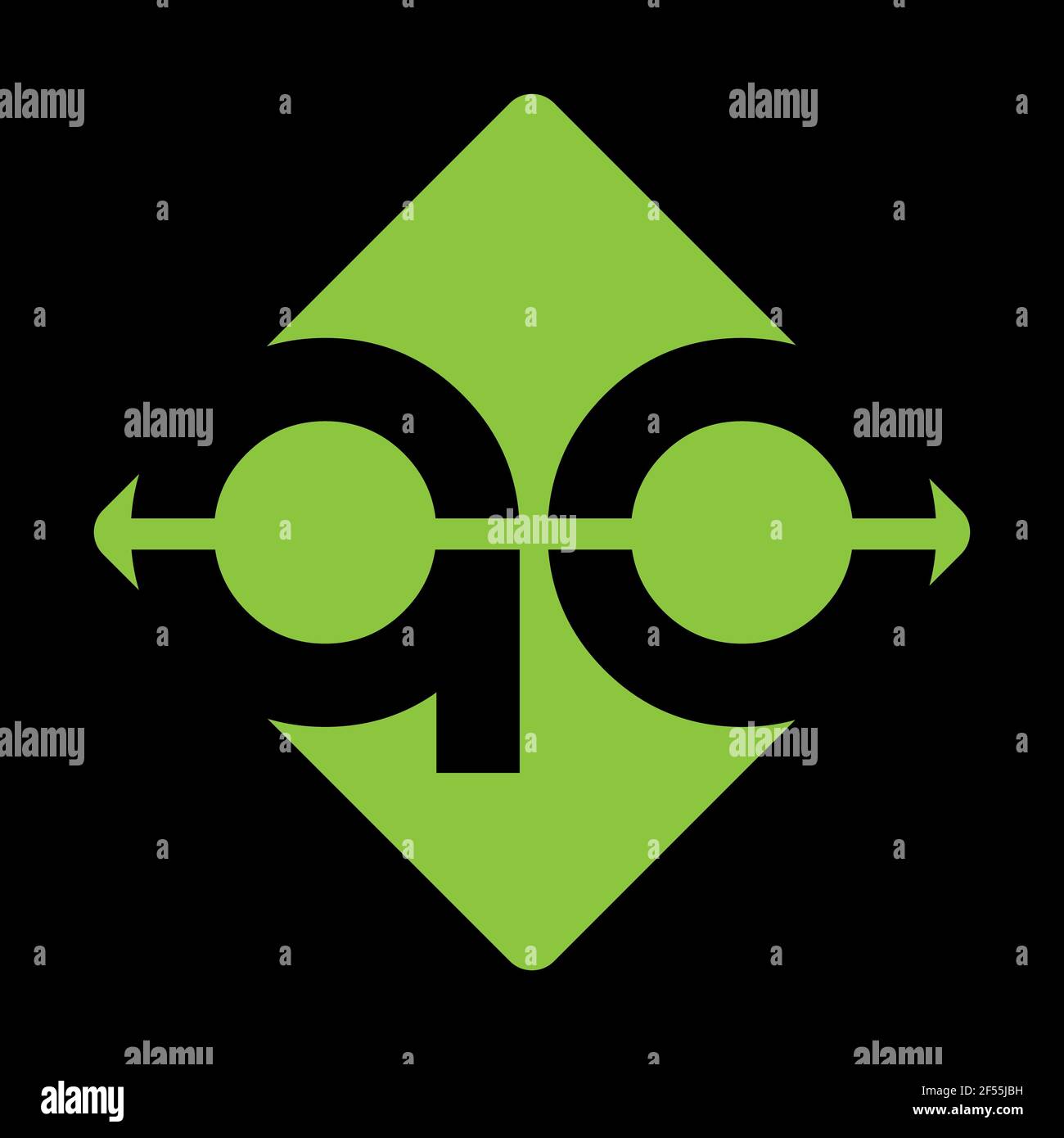 AC combine letter logo vector template. Creative AC font logo Stock ...