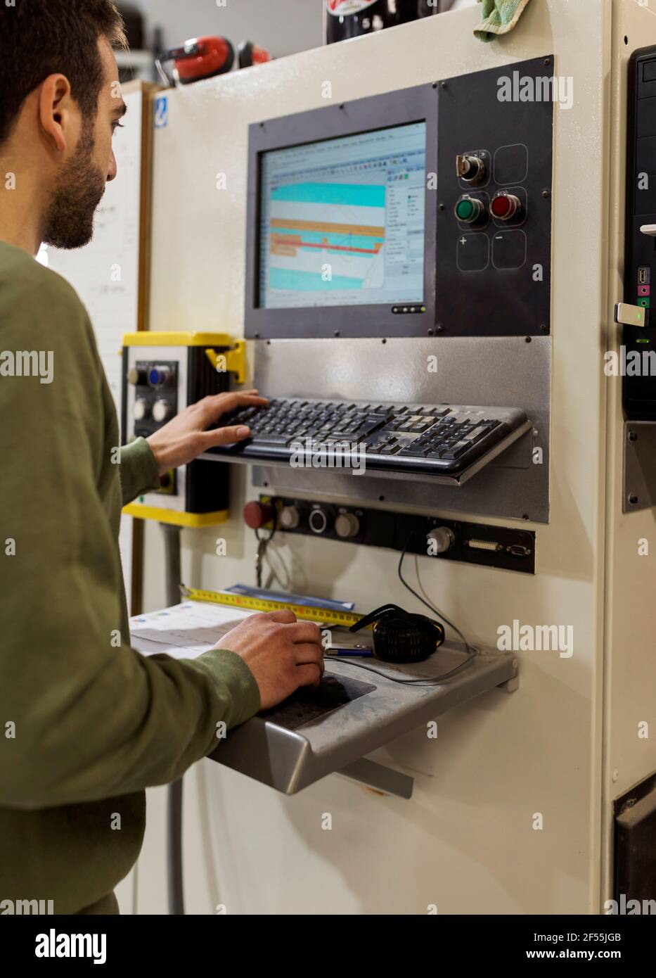 Cnc machine control panel hi-res stock photography and images - Alamy