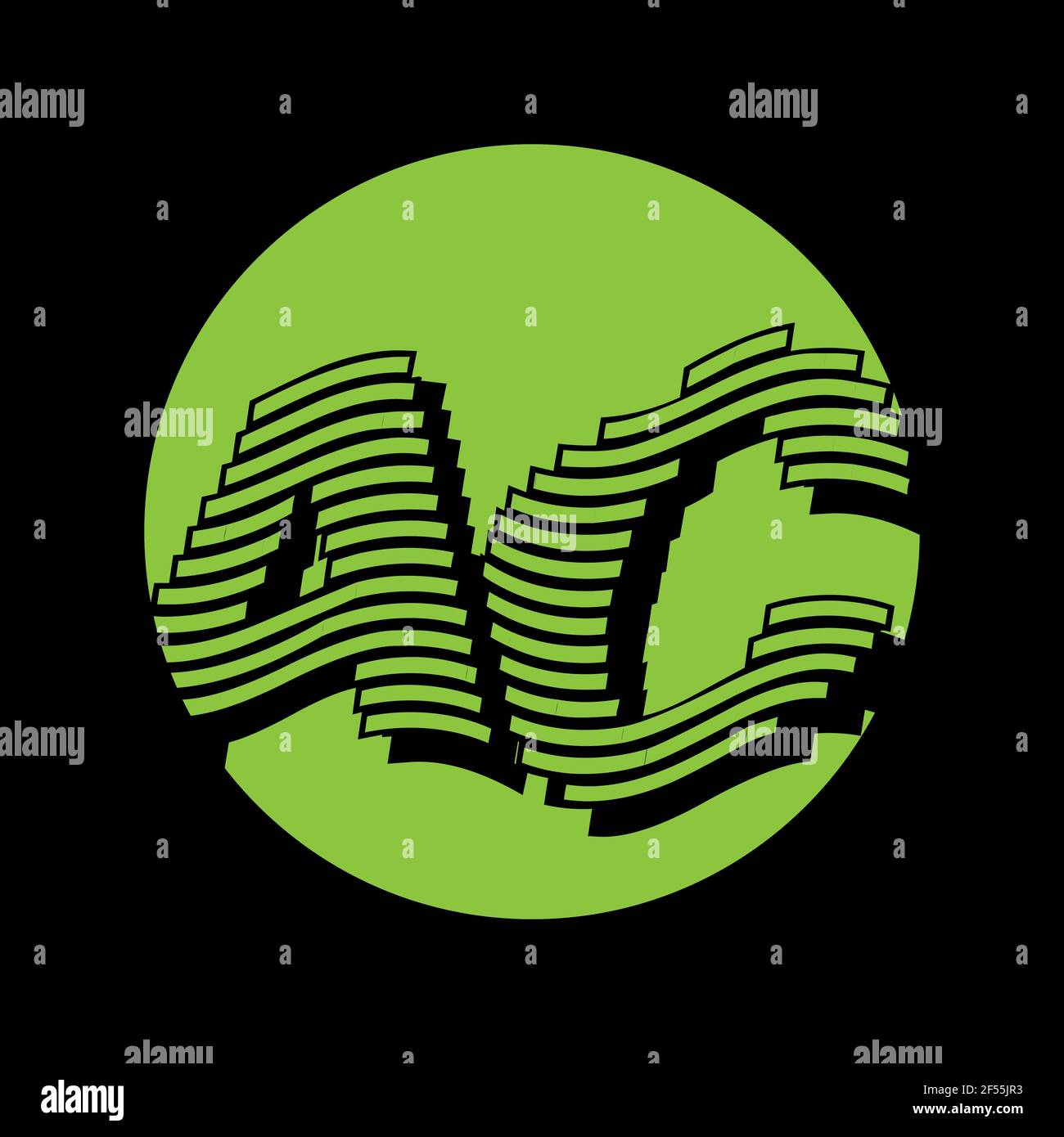 AC combine letter logo vector template. Creative AC font logo Stock ...