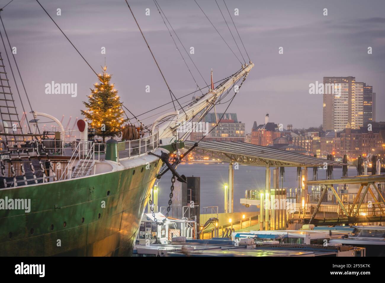 Christmas tree museum ship hi-res stock photography and images - Alamy