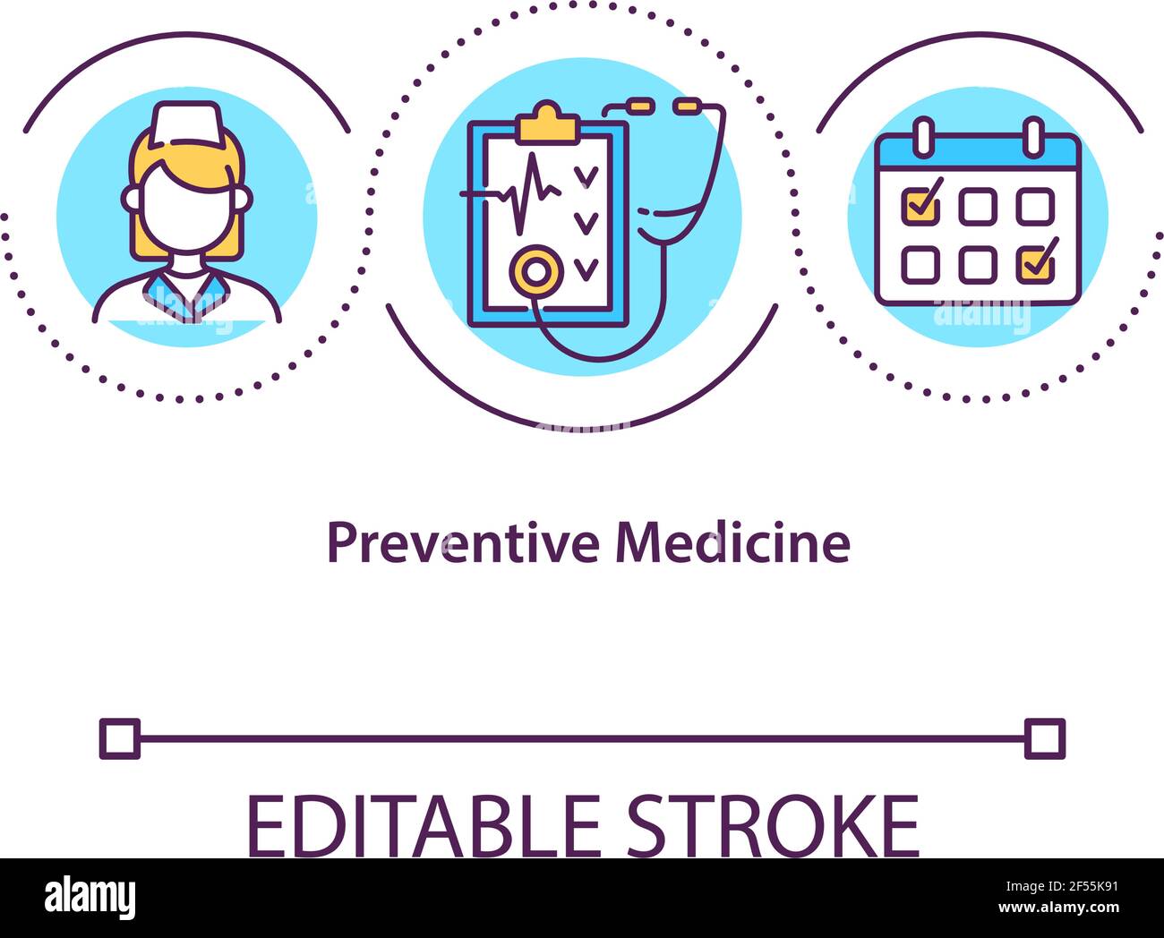 Preventive medicine concept icon Stock Vector Image & Art - Alamy
