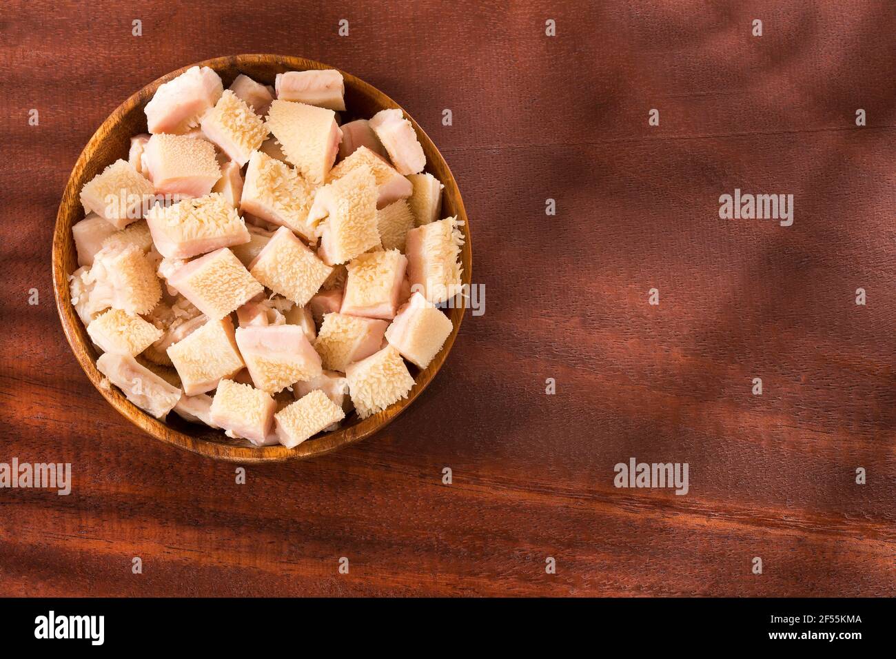 Raw tripe in pieces - Text space Stock Photo - Alamy