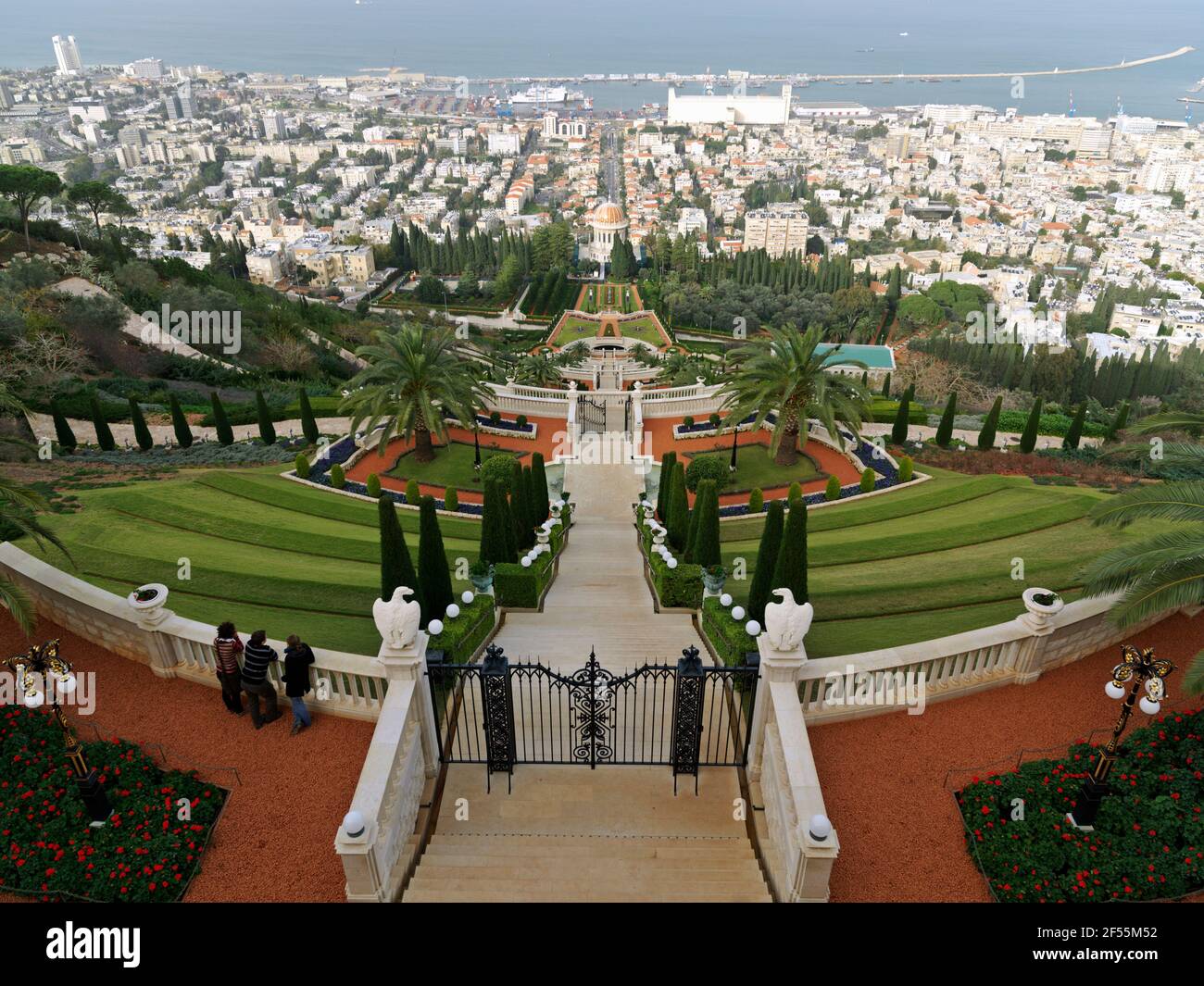 Israel Haifa Bahai Gardens Stock Photo - Alamy