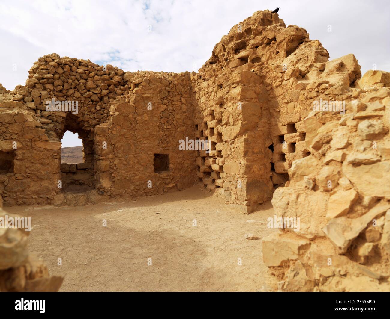 Israel, Masada, King Herod's mountain top fortress and last stronghold ...