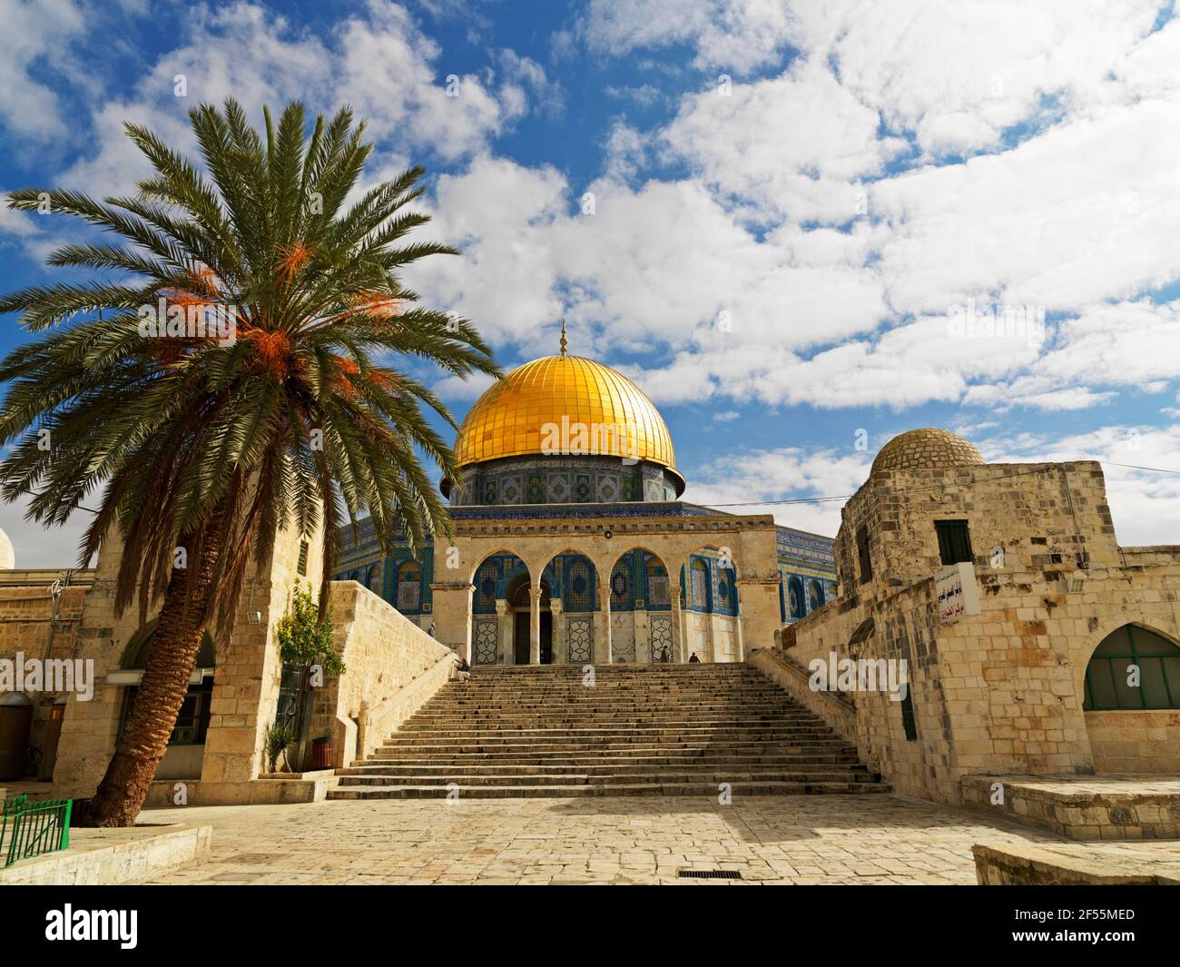 Israel Jerusalem Temple Mount Dome of the Rock mosque Stock Photo - Alamy