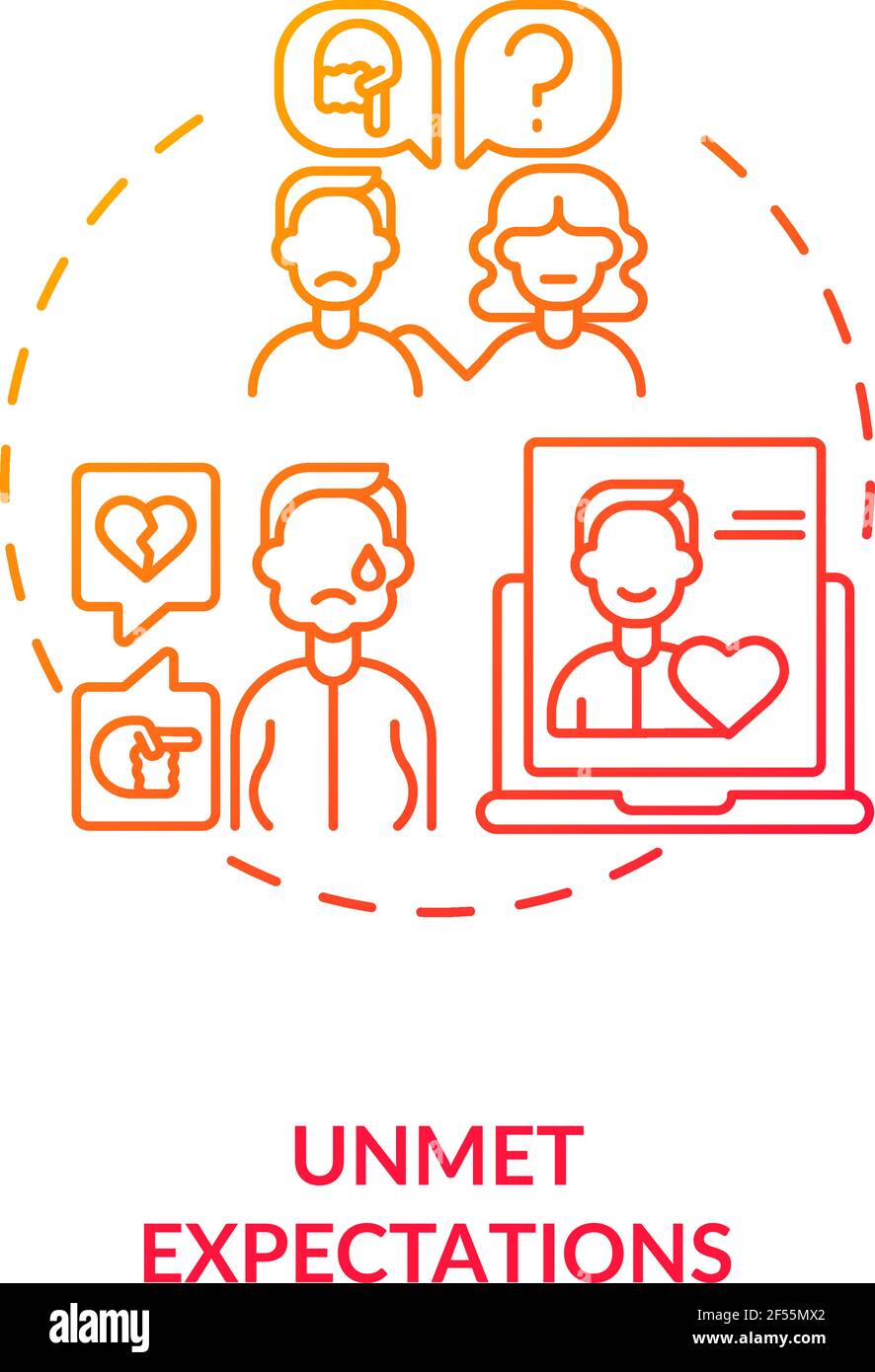 Expectations and expectation Stock Vector Images - Alamy