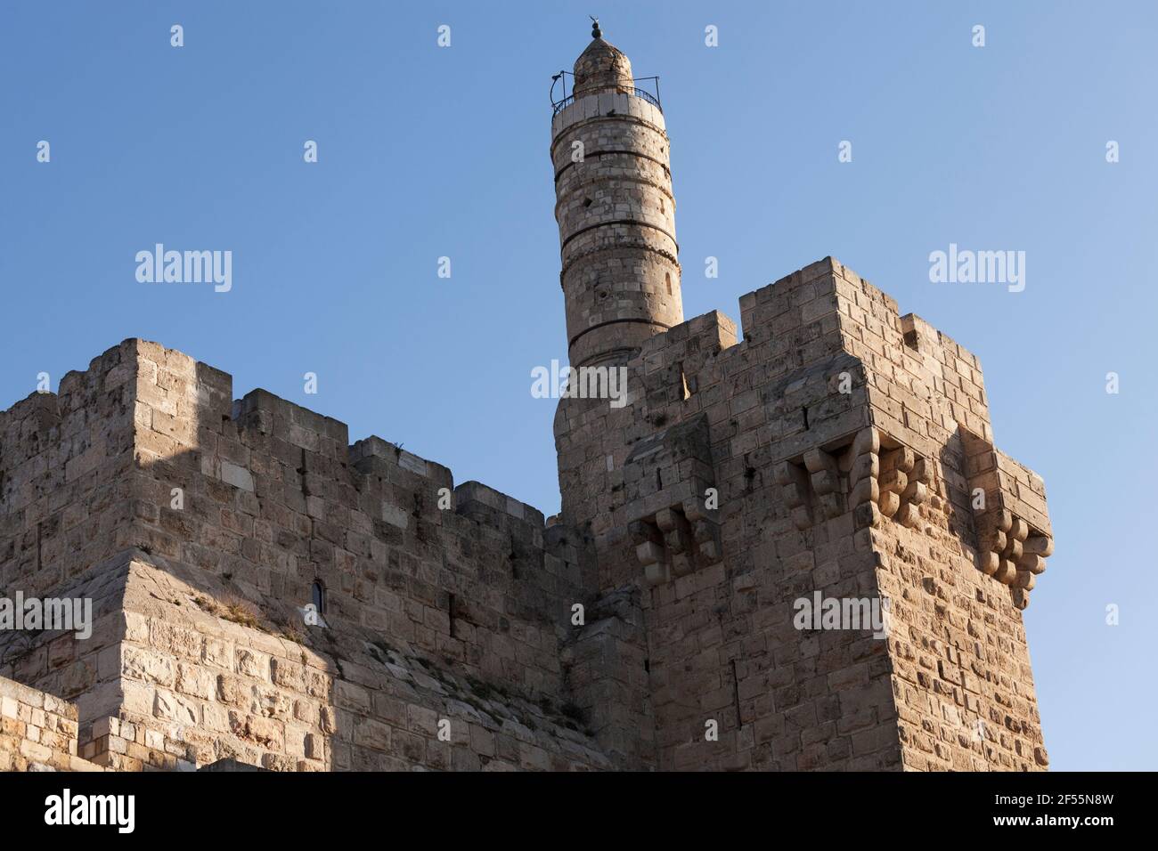 Israel,Jerusalem,fortress walls with David's tower Stock Photo - Alamy
