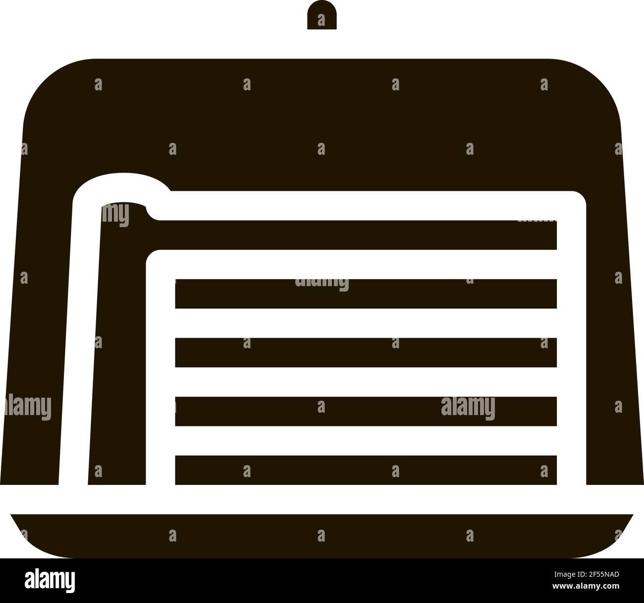 cake slice icon Vector Glyph Illustration Stock Vector Image & Art - Alamy