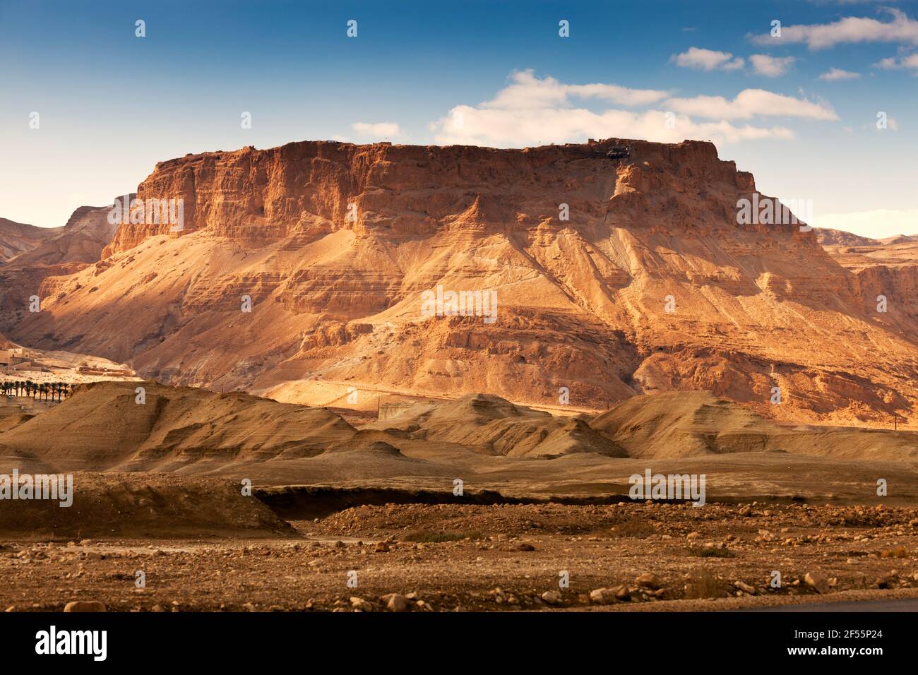 Israel, Masada, fortress and surrounding desert Stock Photo - Alamy