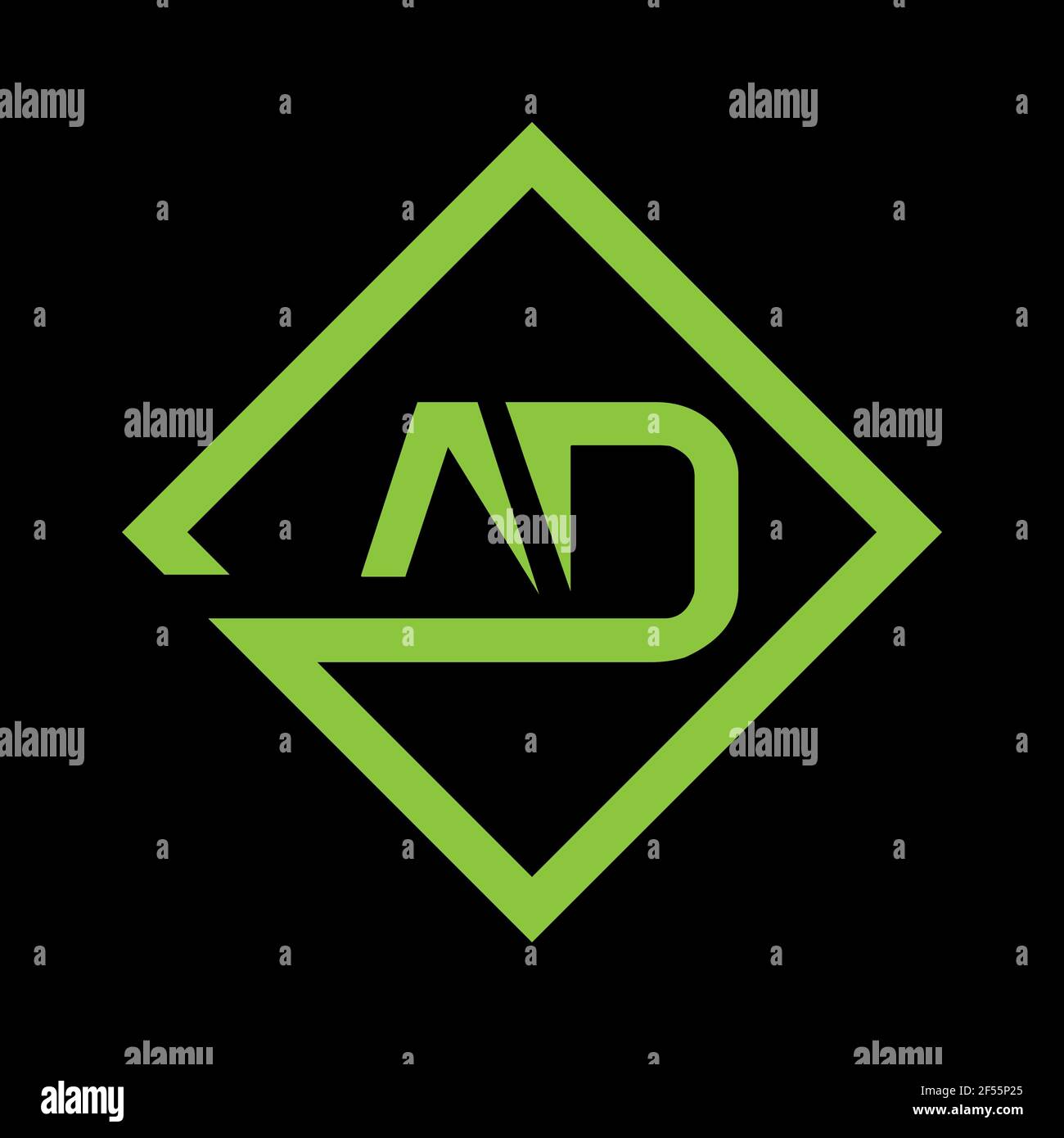 initial AD logo template, vector illustration for company file download ...