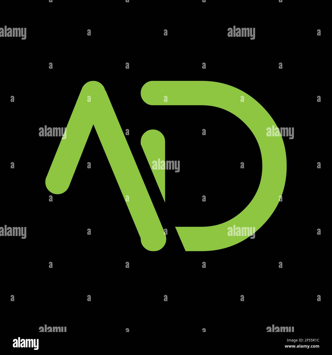 initial AD logo template, vector illustration for company file download ...