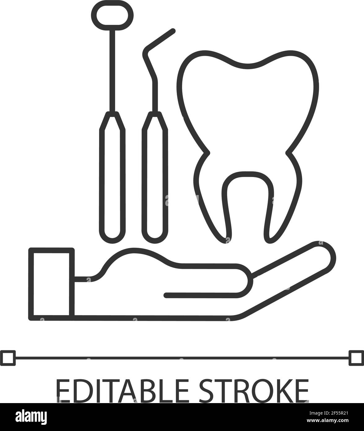 Dental insurance linear icon Stock Vector Image & Art - Alamy