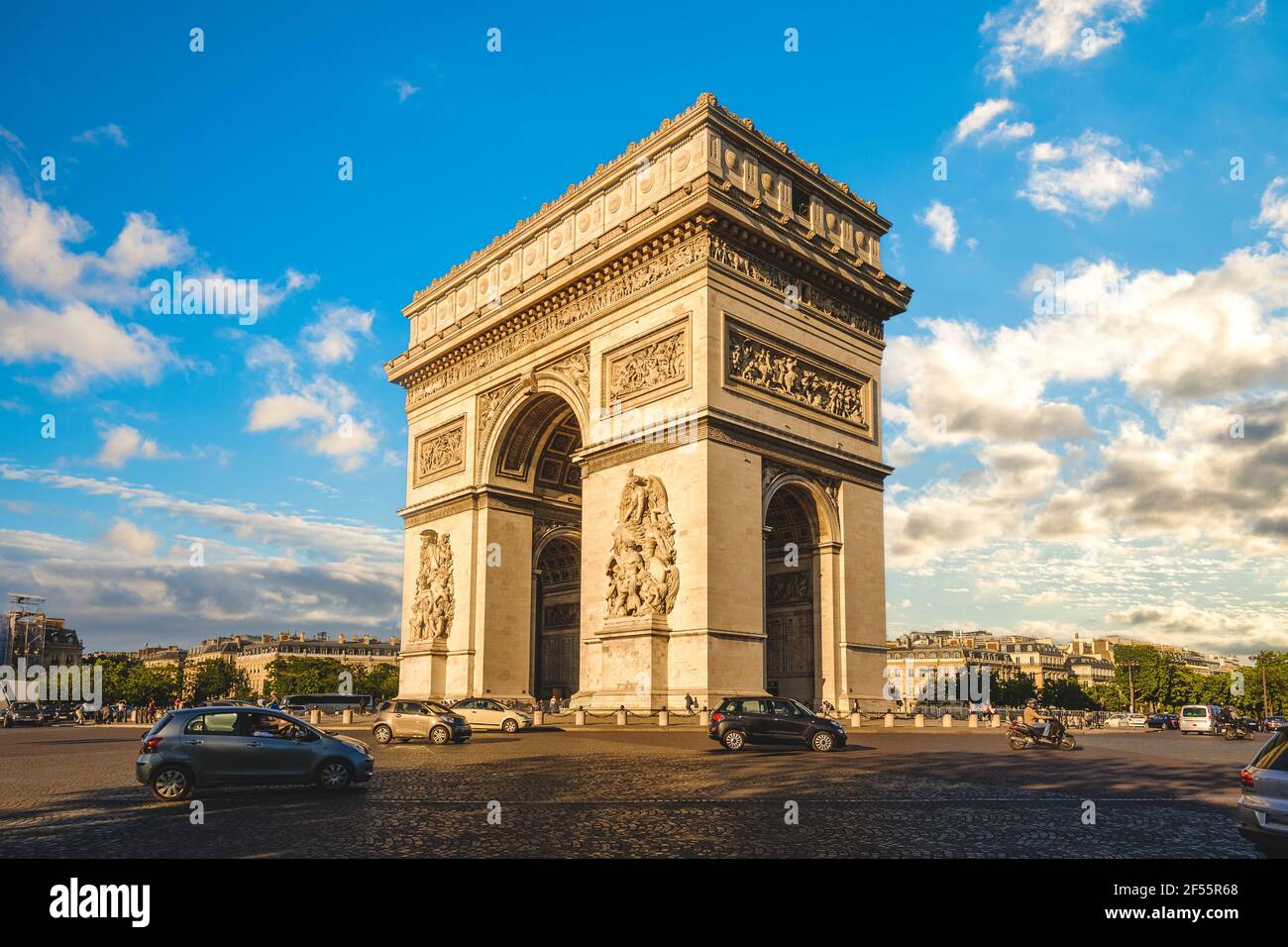 Arc de Triomphe, Triumphal Arch on Champs Elysees in Paris , France ...