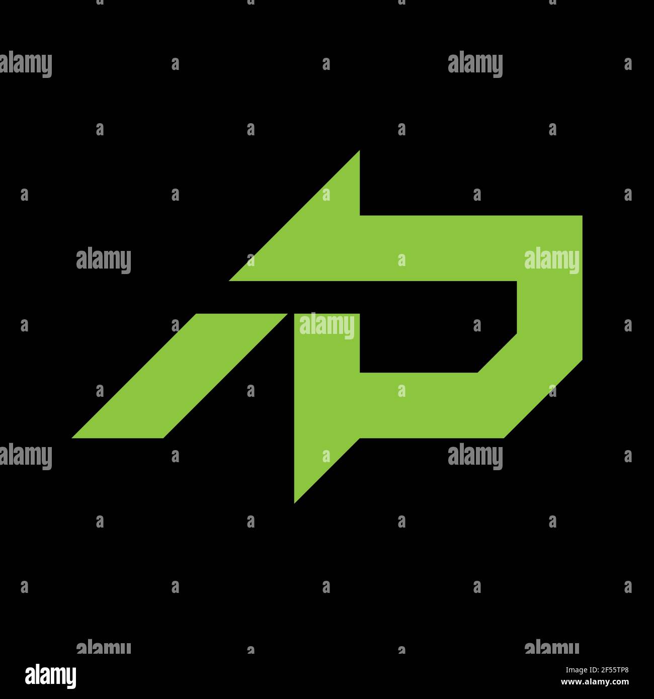 initial AD logo template, vector illustration for company file download ...