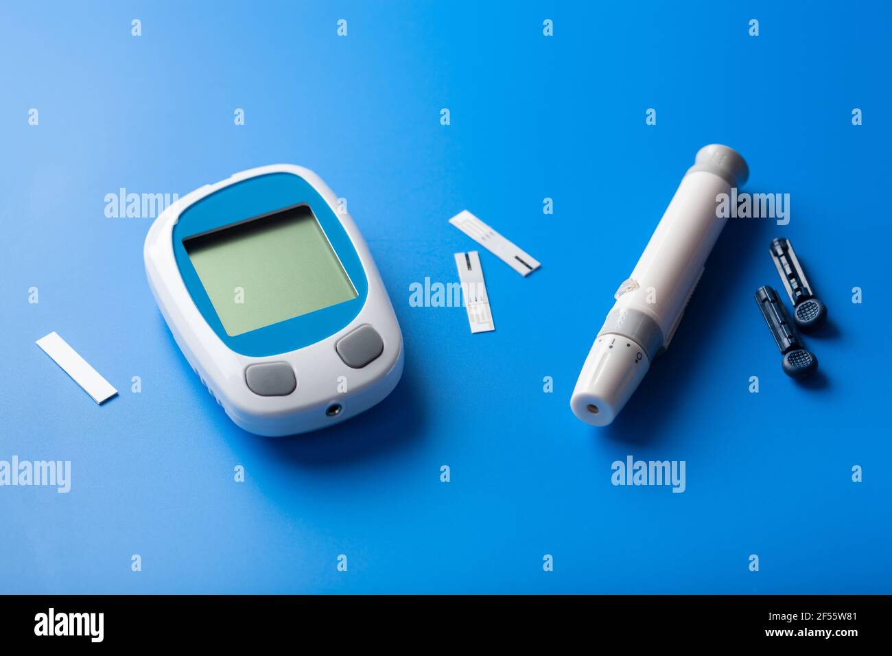 glucometer ketometer lancet and strips for self-monitoring of blood ...