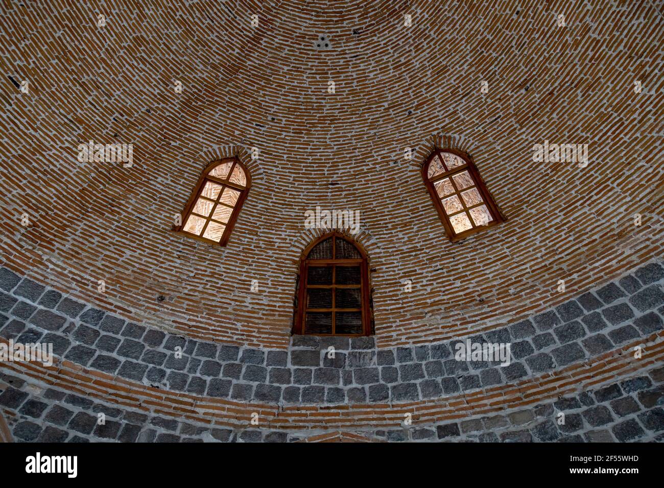 Virgin Mary Syriac Orthodox Church in Diyarbakir, Turkey. A detail from ...