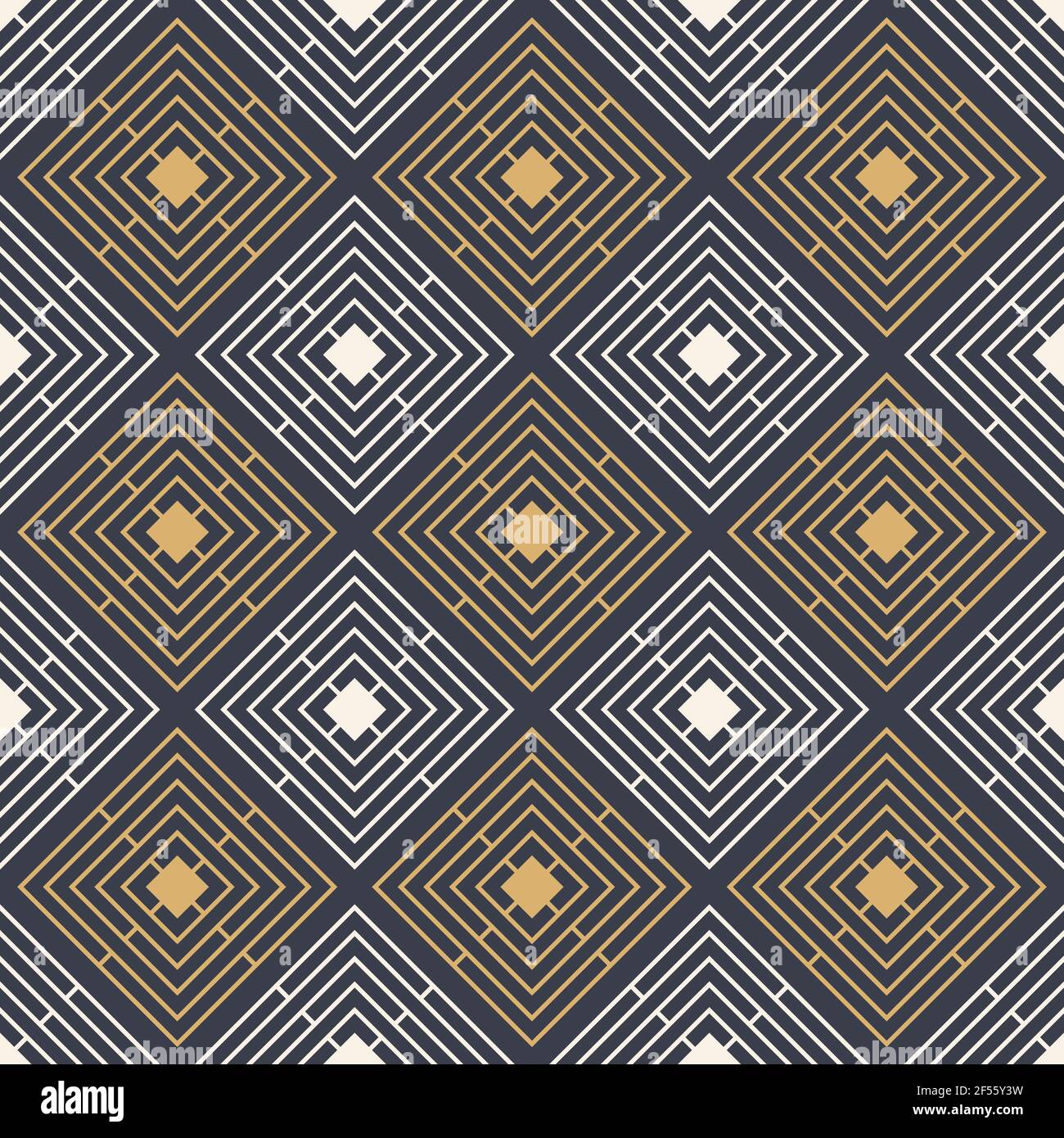 Abstract seamless rhombuses pattern. Modern stylish texture. Repeating ...