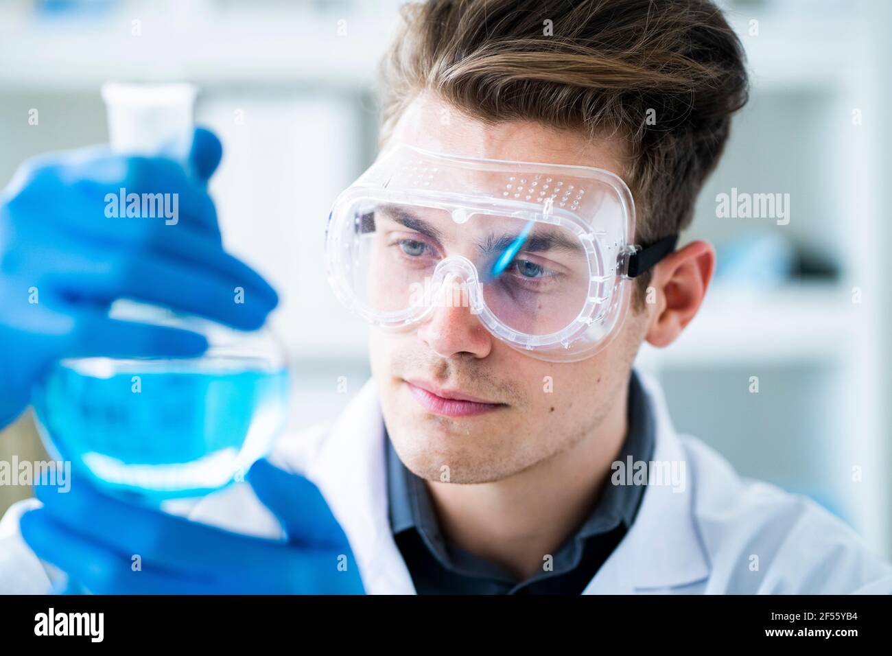 Handsome scientist hi-res stock photography and images - Alamy