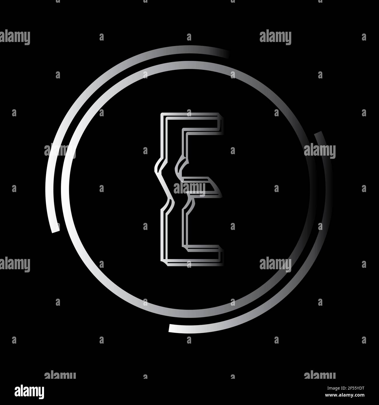 E logotype hi-res stock photography and images - Alamy