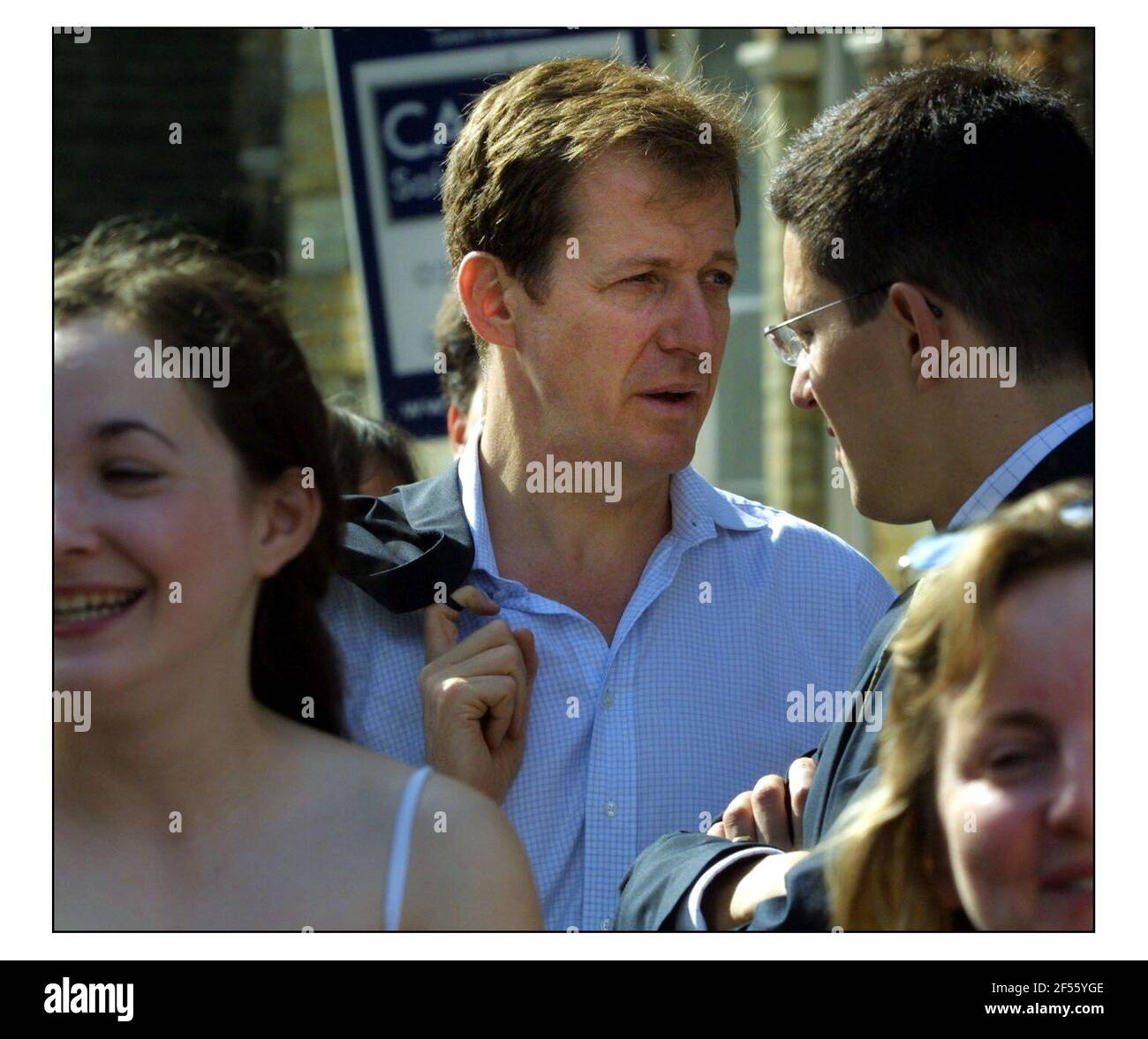 Alastair Campbell at a English Heritage Blue Plaque unveiling by Nelson ...
