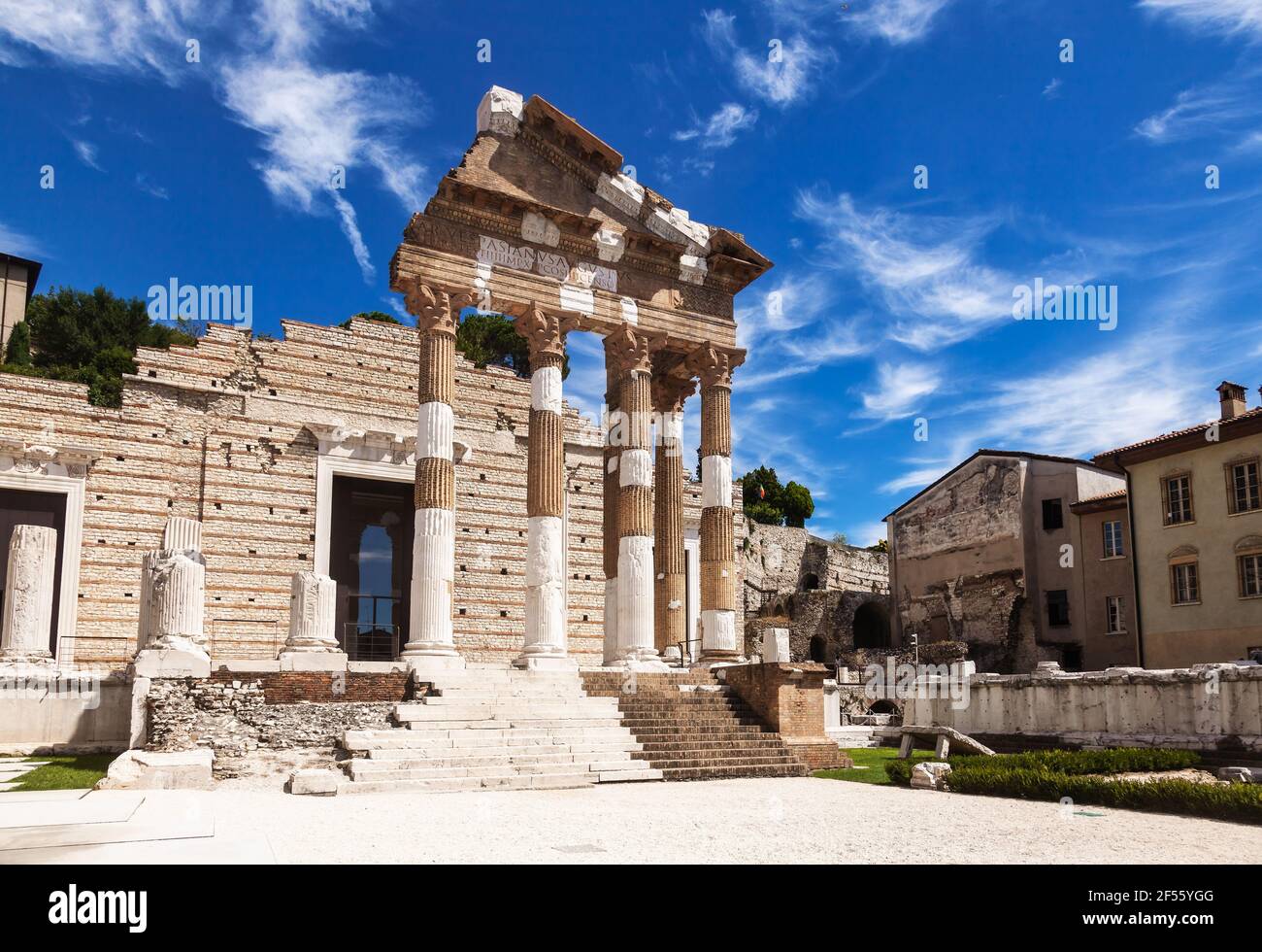 Temple of the capitoline triad hi-res stock photography and images - Alamy