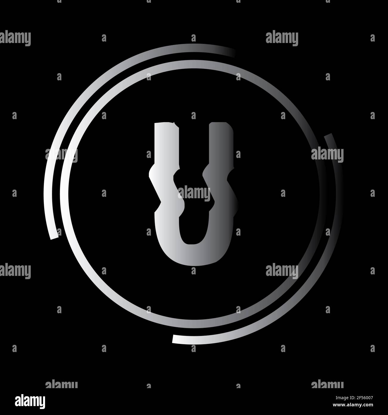 Awesome u logo hi-res stock photography and images - Alamy
