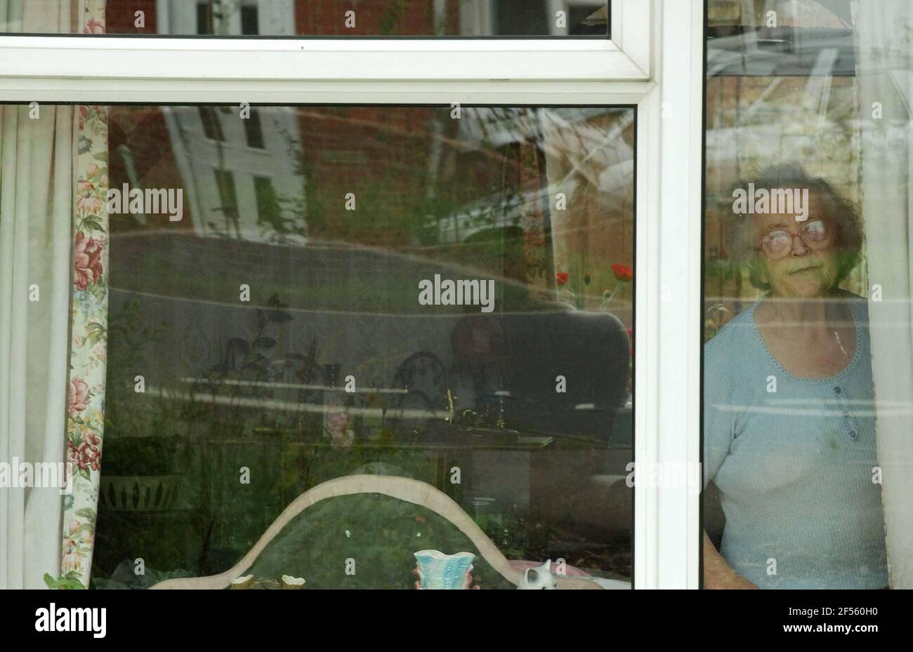 CAROLINE PERRY,WHO SAW THE TWO MISSING GIRLS FROM HER WINDOW YESTERDAY ...