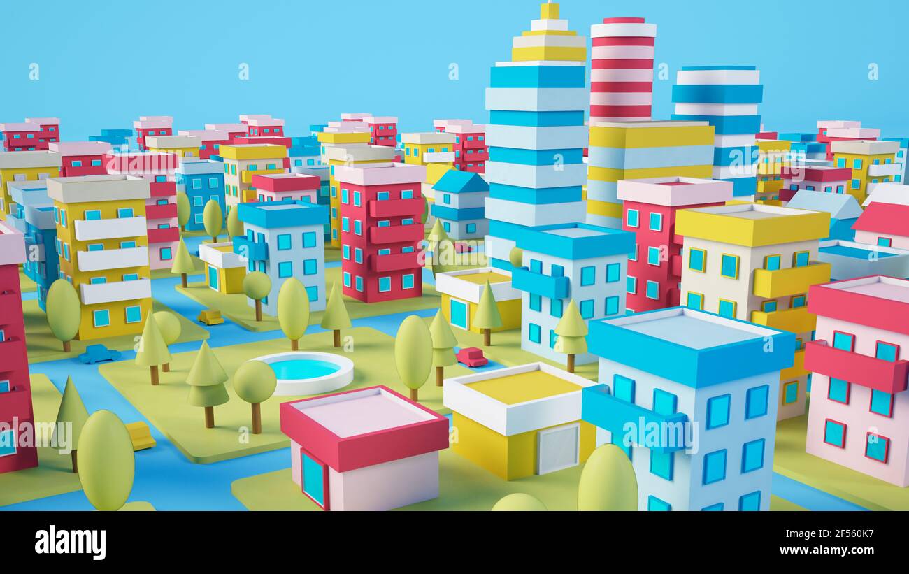 Urban Community Diorama