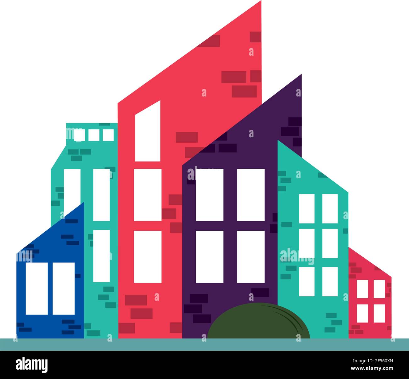 Facade tower towers Stock Vector Images - Alamy