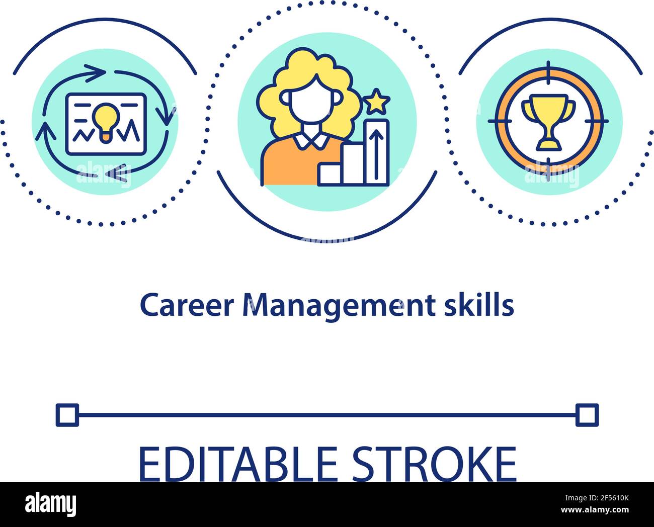 Career management skills concept icon Stock Vector Image & Art - Alamy