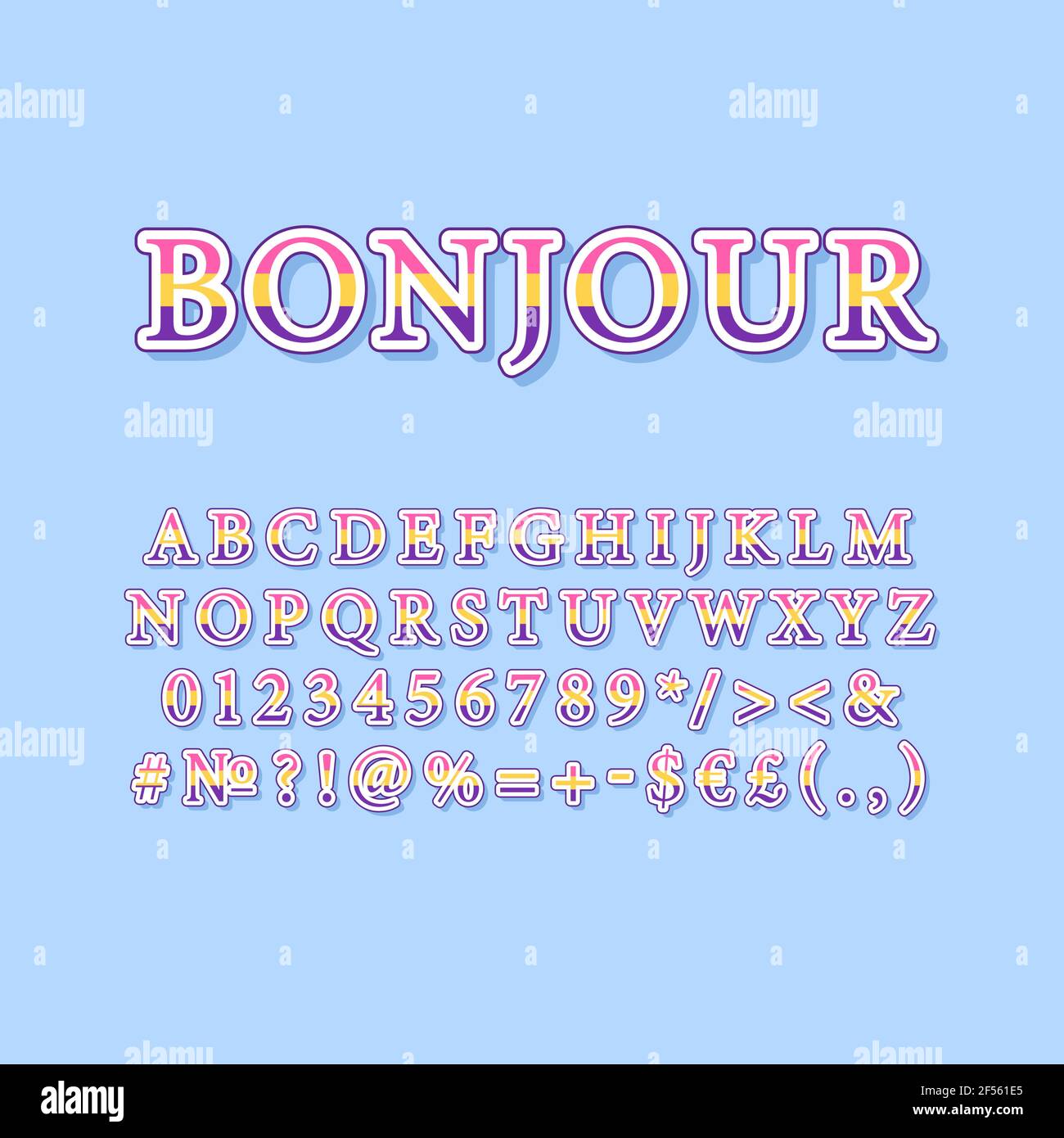 Paris text design set Stock Vector Images - Alamy