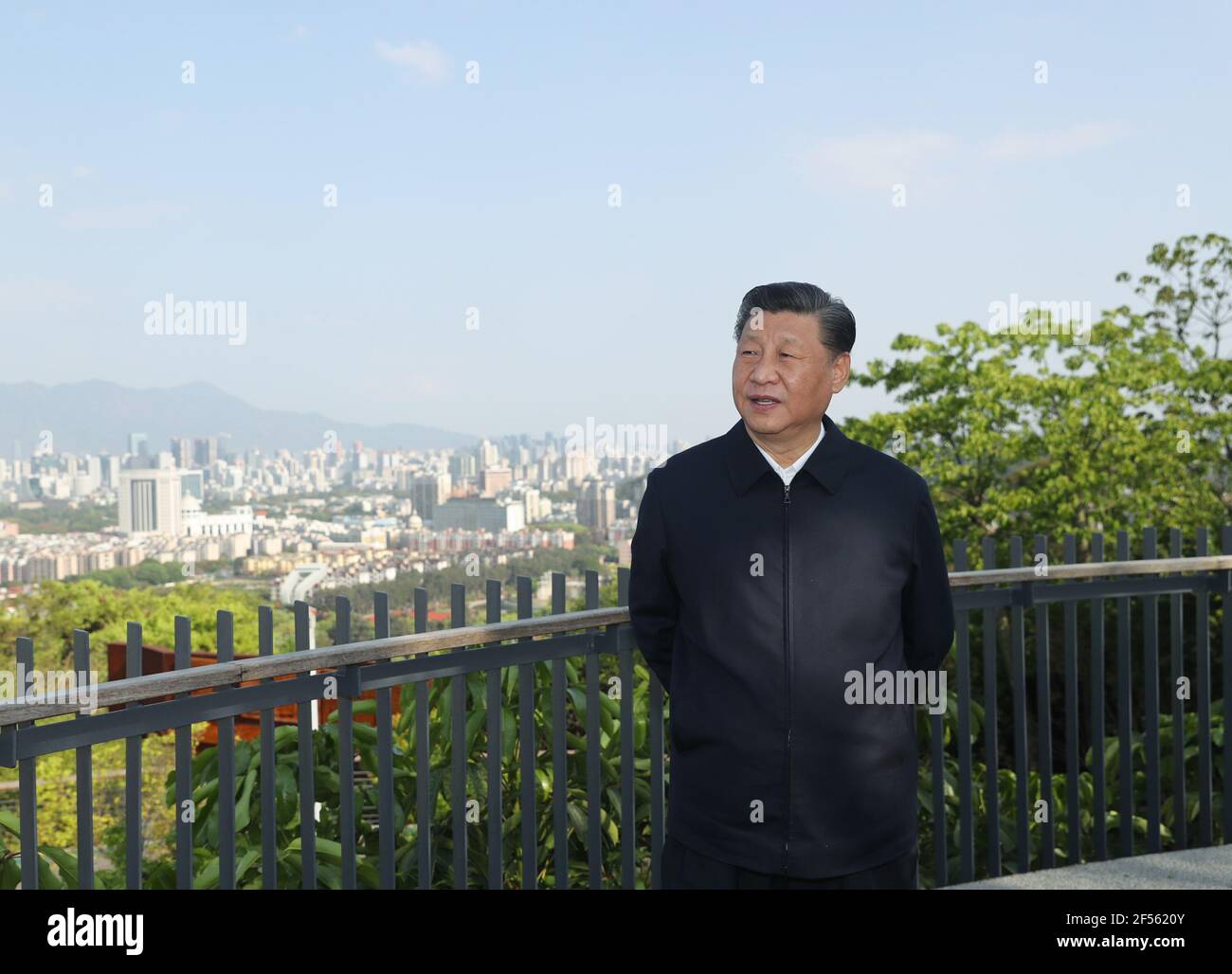 Fuzhou, Fujian Province. 24th Mar, 2021. Chinese President Xi Jinping ...