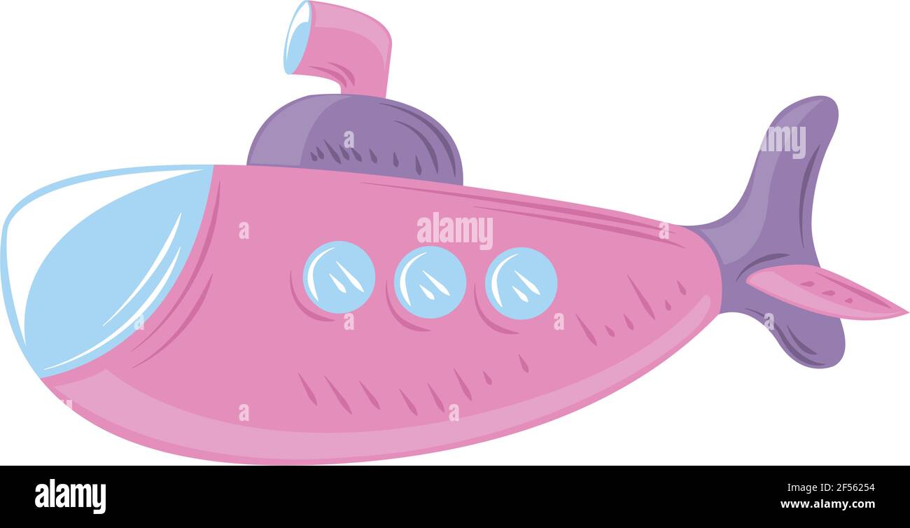 Submarine toy icon cartoon Cut Out Stock Images & Pictures - Alamy