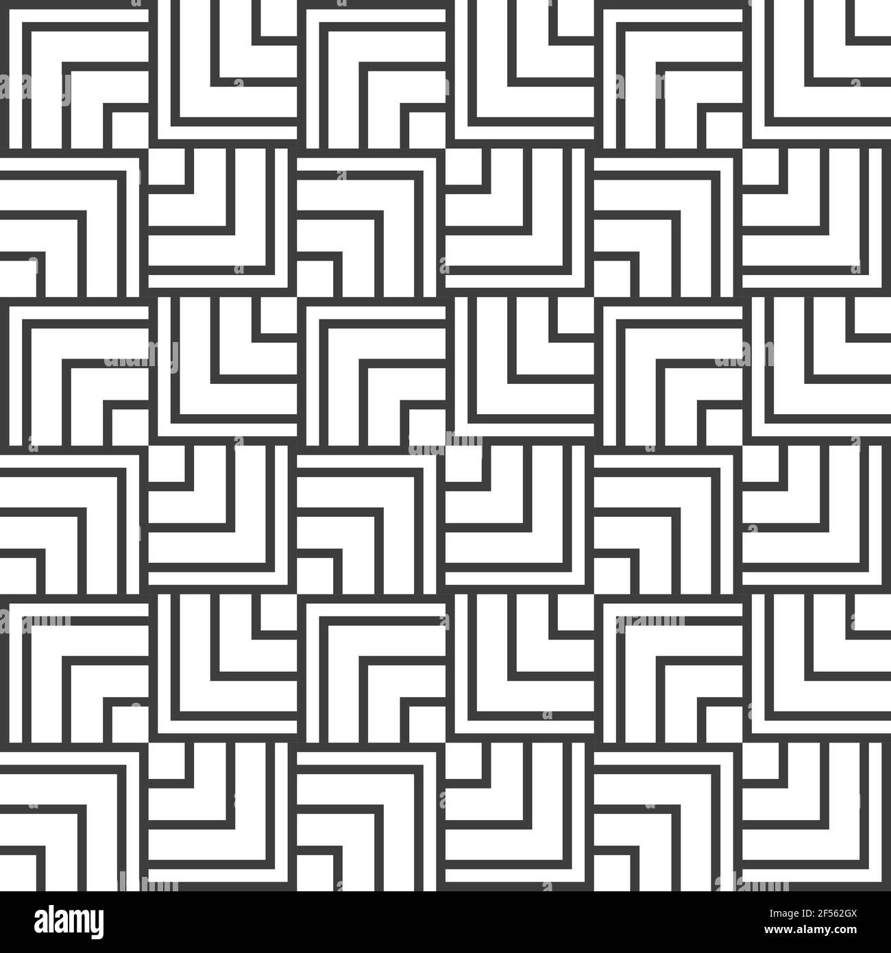 Abstract lines mosaic pattern. Modern stylish texture. Repeating ...