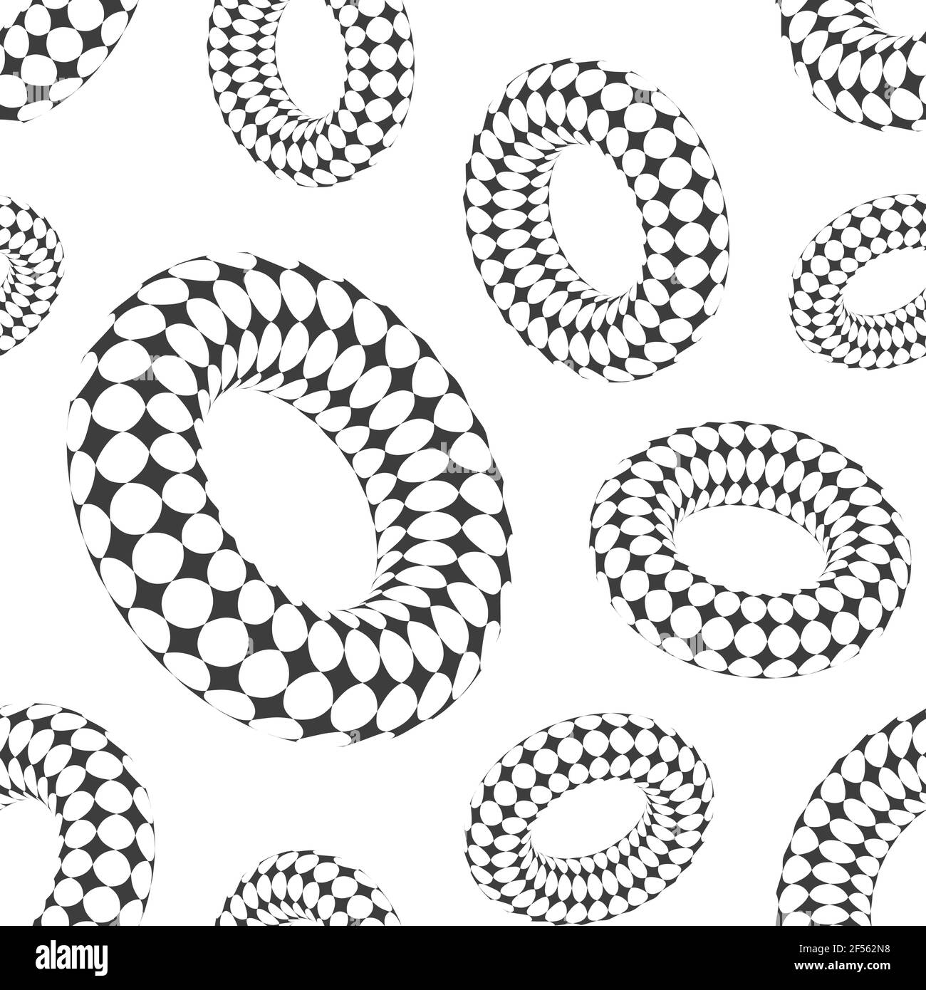 3d Geometric Pattern Black And White