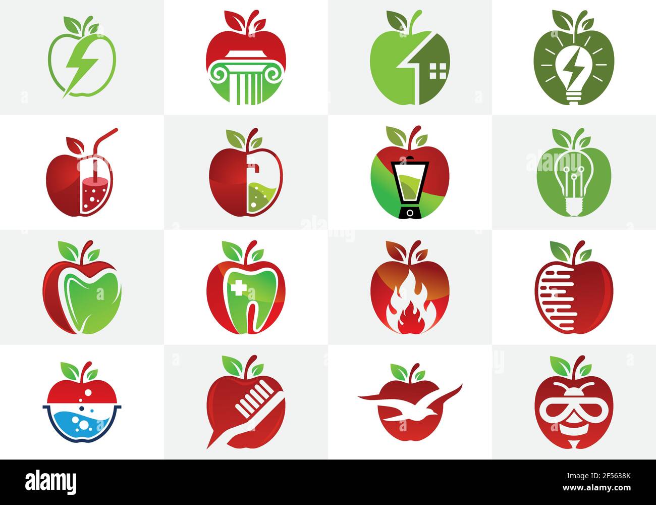 Apple Logo Template Design Vector, Emblem, Design Concept, Creative ...