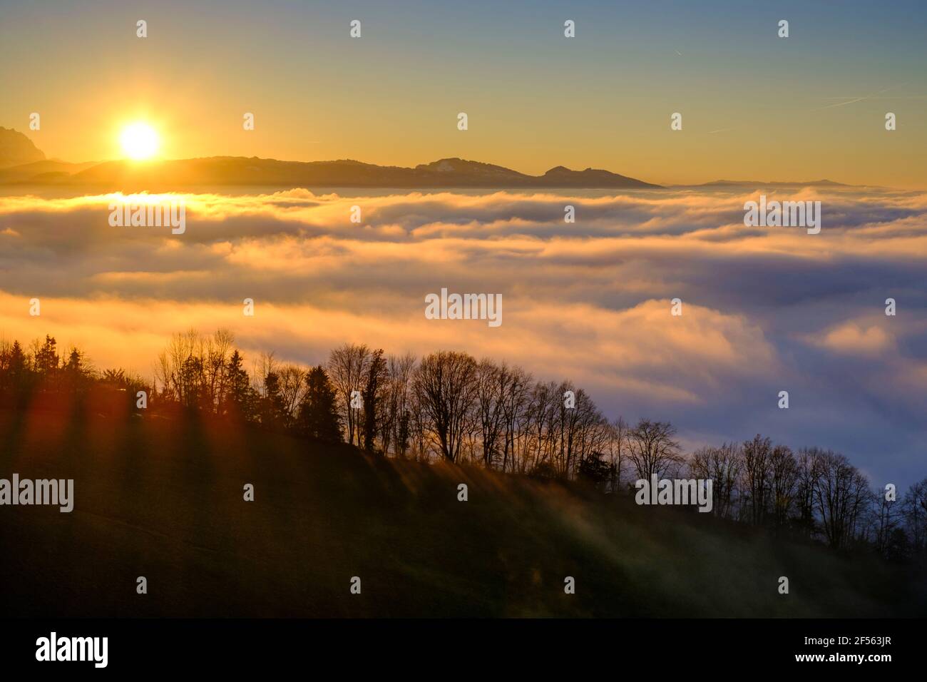 Pfaender mountain sunset hi-res stock photography and images - Alamy