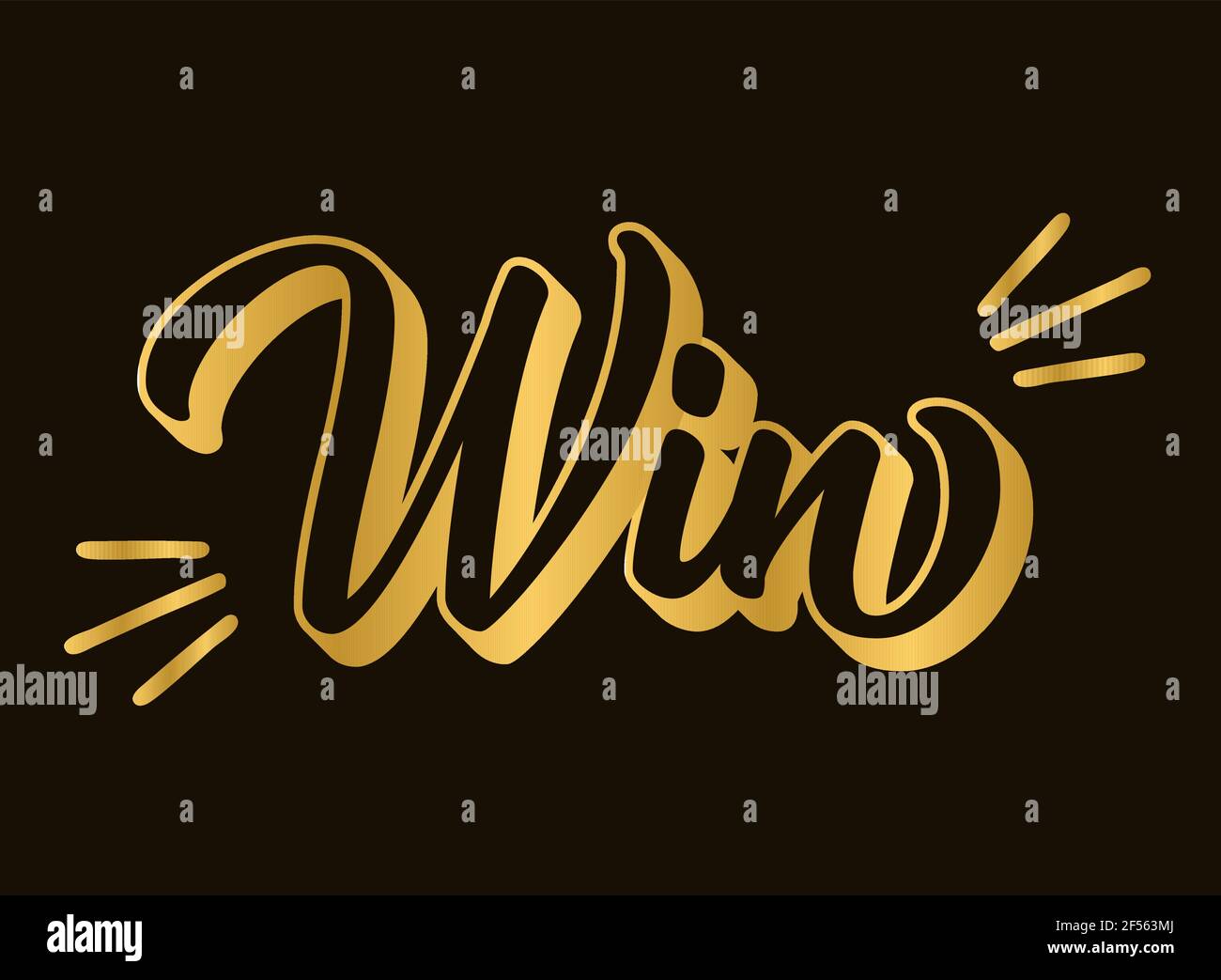 You win word Stock Vector Images - Alamy