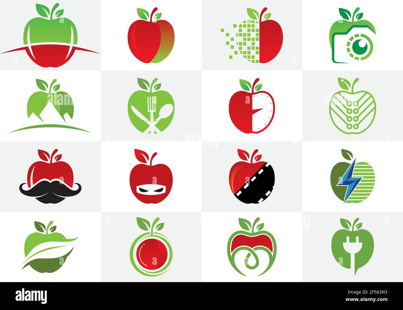 Apple Logo Template Design Vector, Emblem, Design Concept, Creative ...