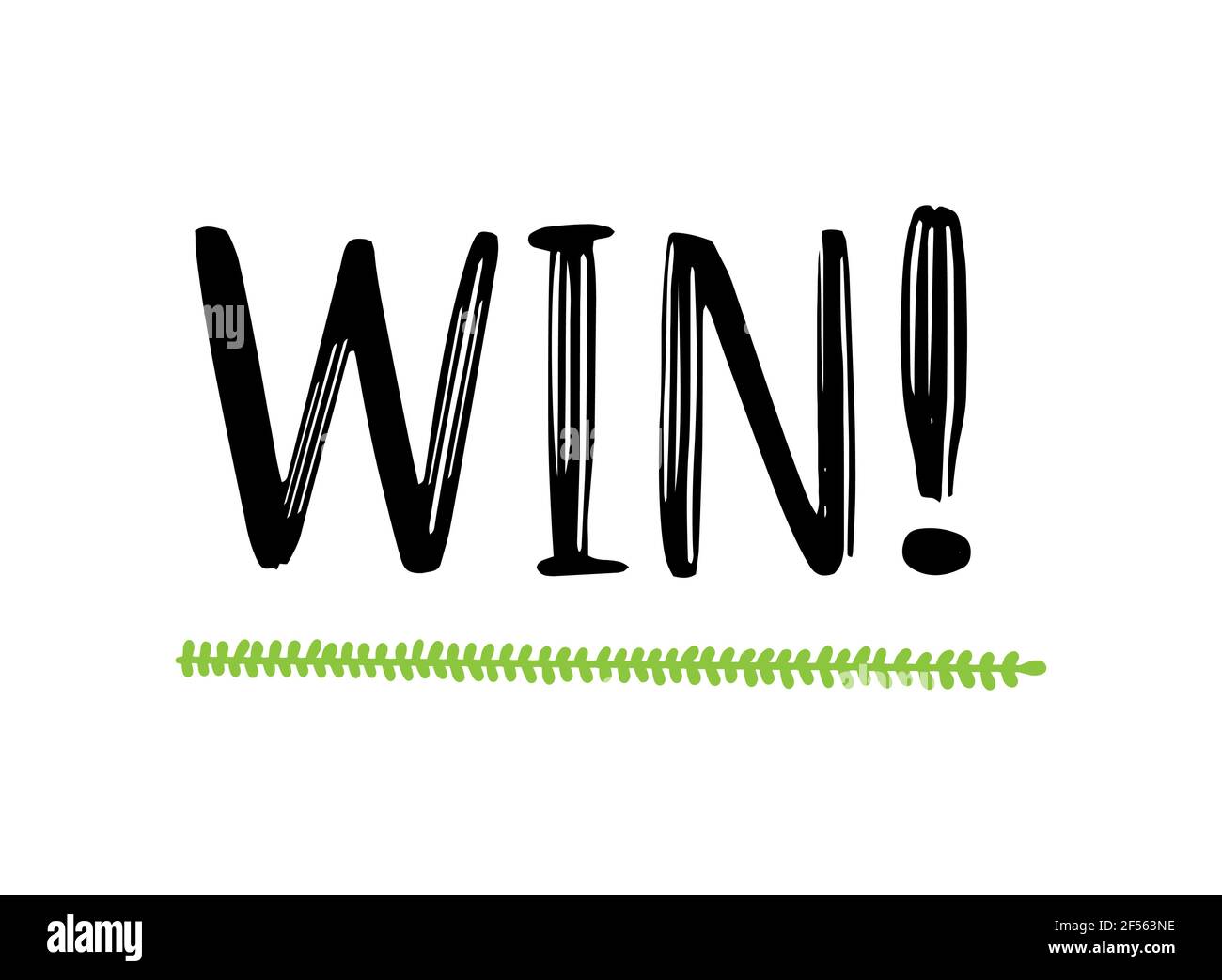You win word Stock Vector Images - Alamy