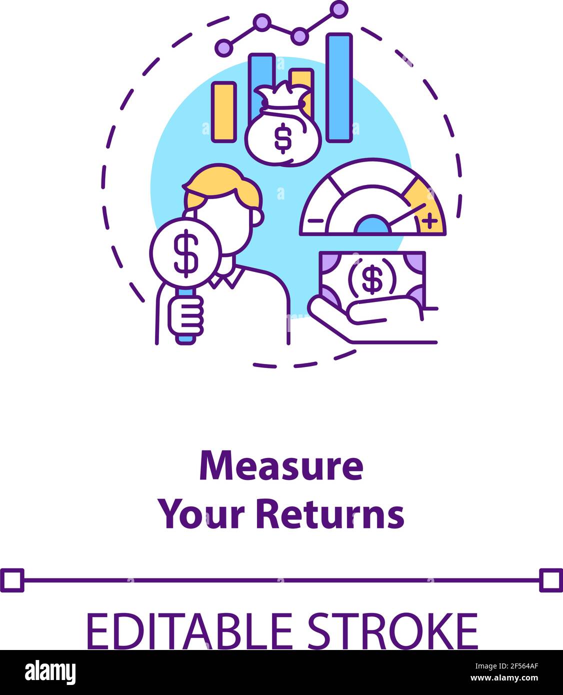 Blue investment returns hi-res stock photography and images - Alamy