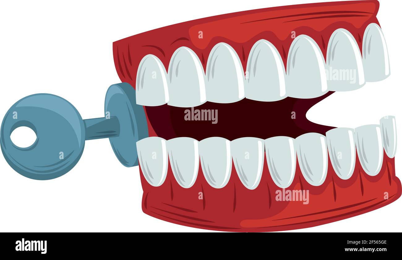 fools day prank teeth cartoon Stock Vector Image & Art - Alamy