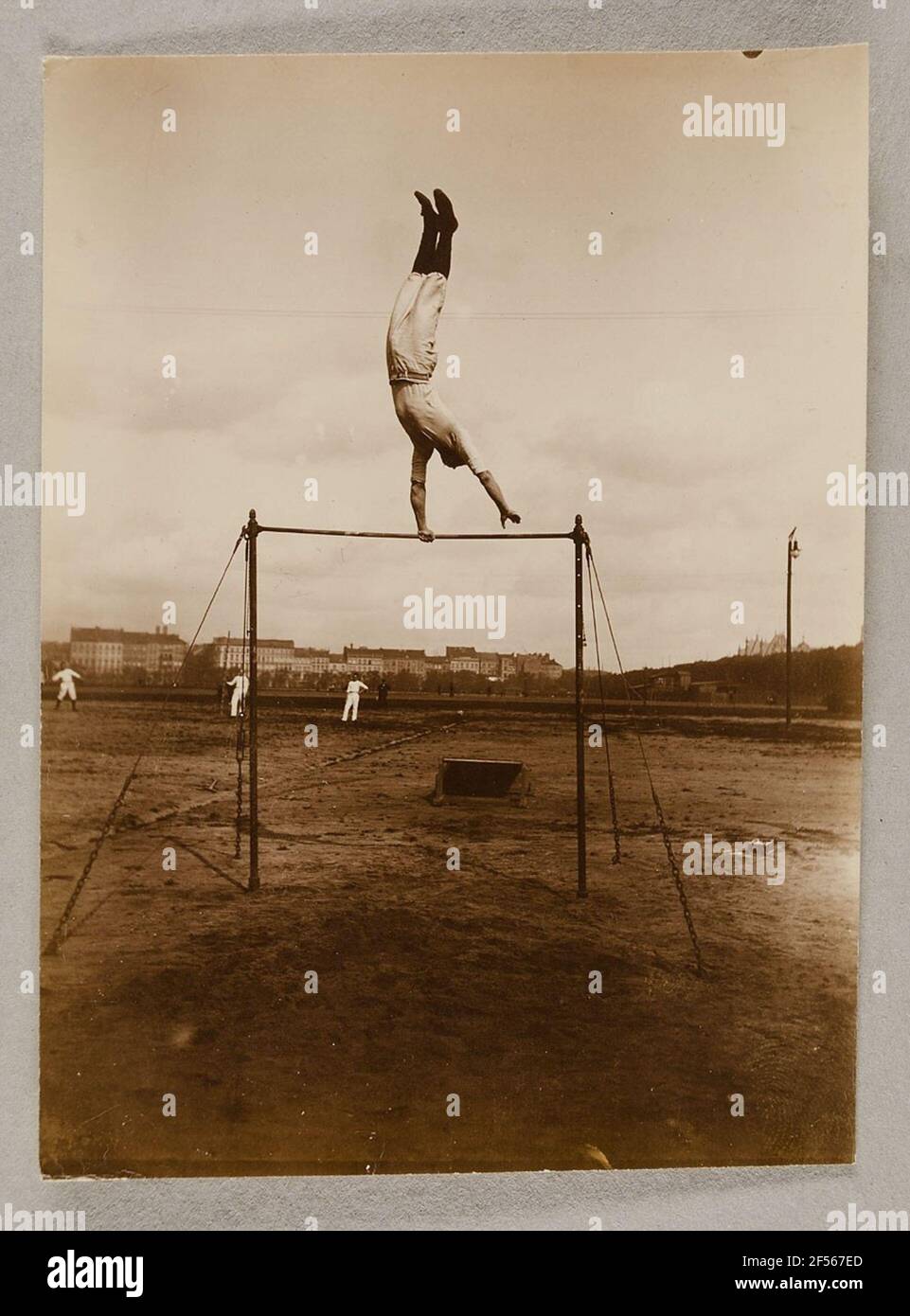 Turner am Reck Stock Photo - Alamy