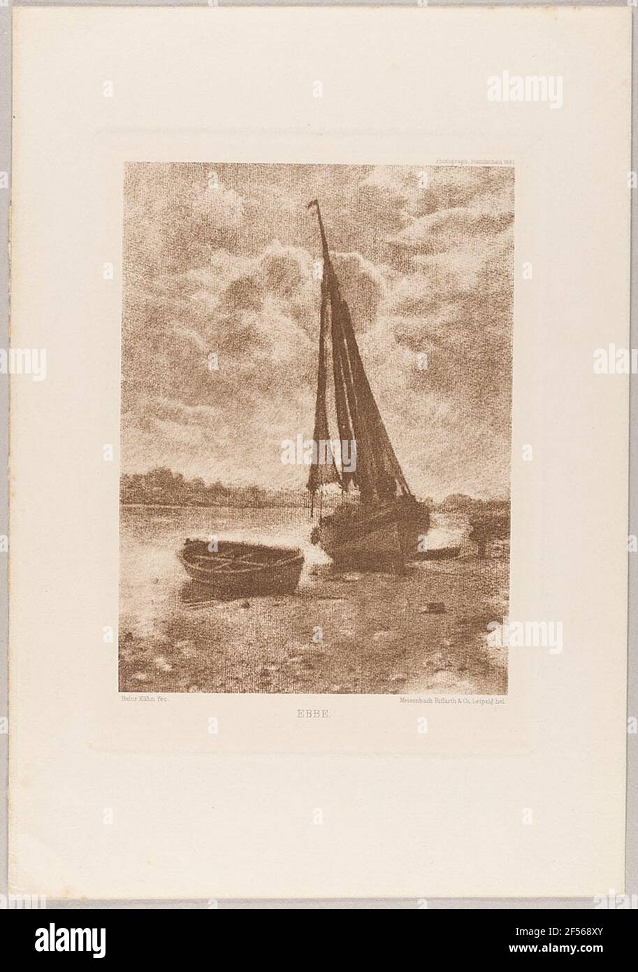 Ebb. Heliogravure from Photograph. Round show, 1897. Collection of Juhl ...