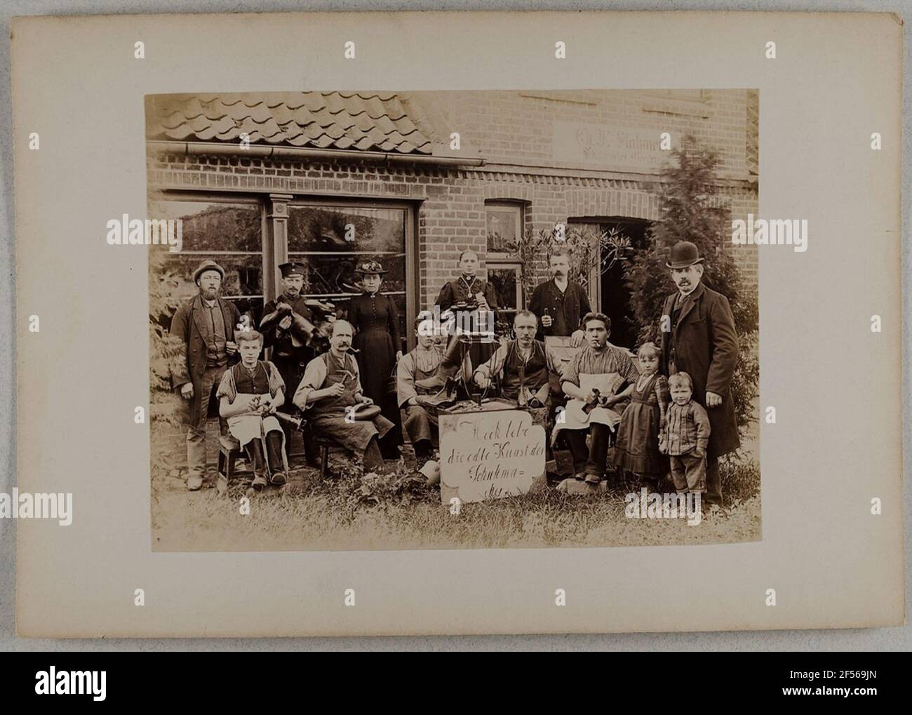 Staff of the Shoemaker Master Stahmer Stock Photo - Alamy