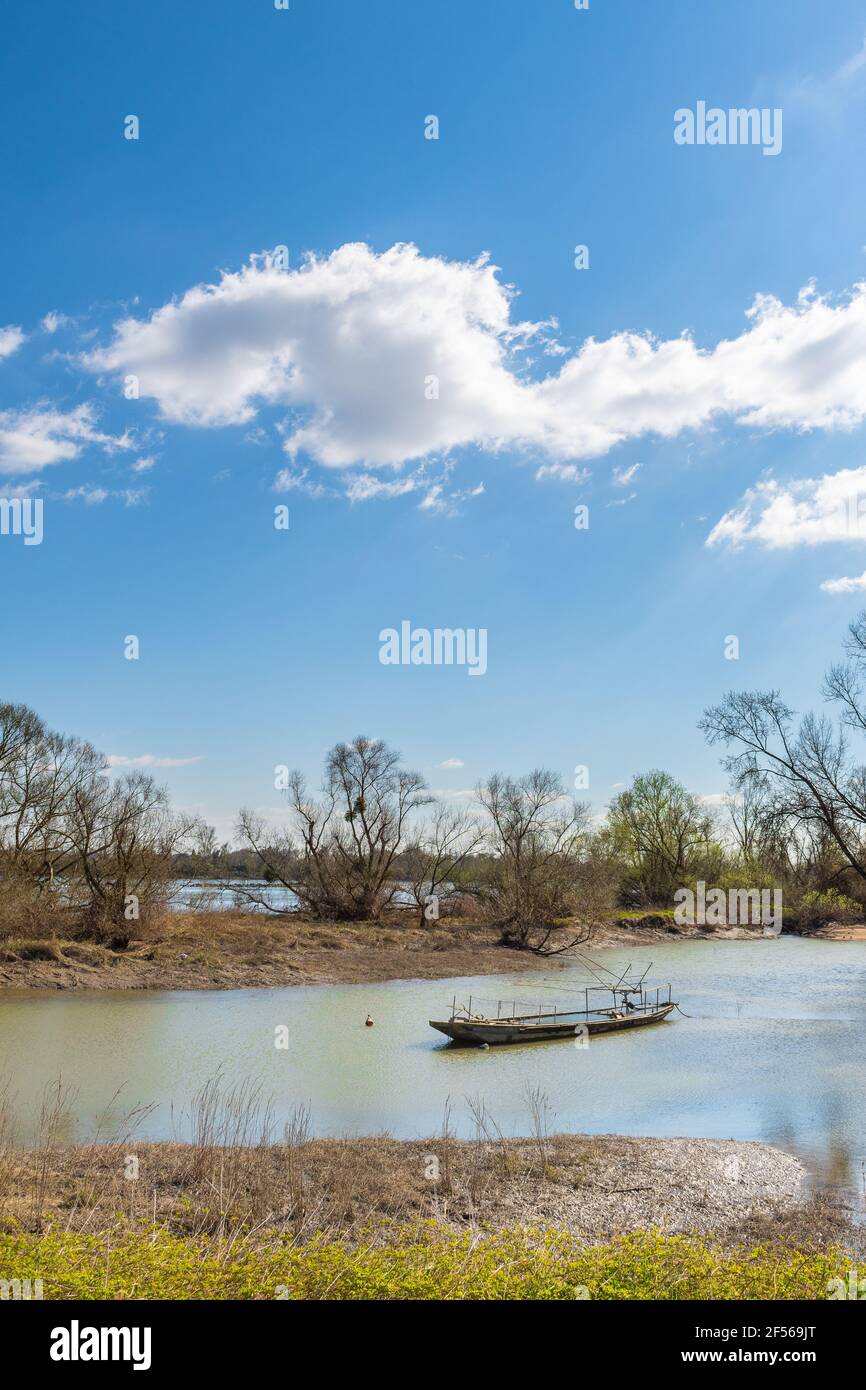 Boat on loire river hi-res stock photography and images - Alamy