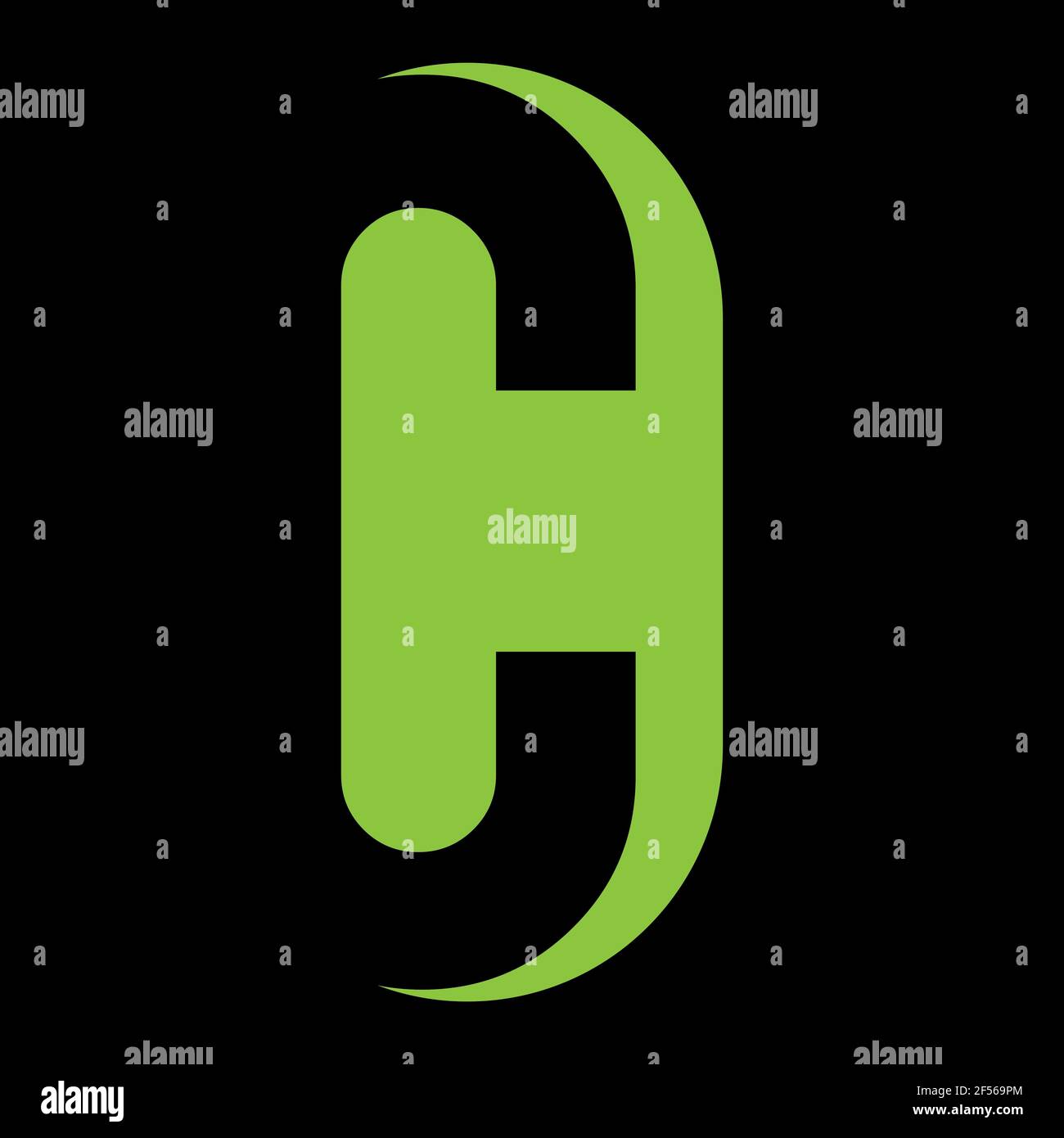 Letter C vector line logo design. Creative minimalism logotype icon ...