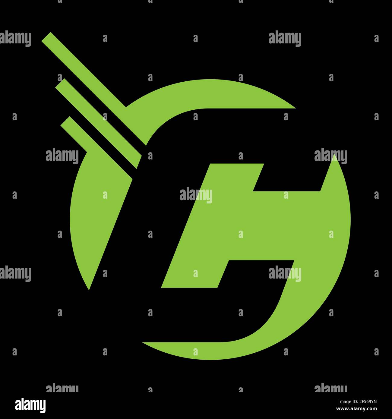 Letter C vector line logo design. Creative minimalism logotype icon ...