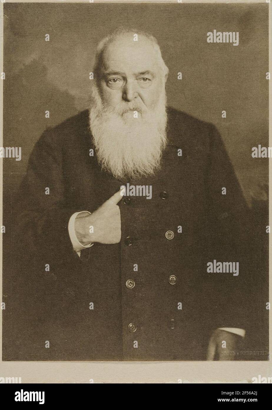 The painter Hans Thoma. State state view Hamburg, collection of ...